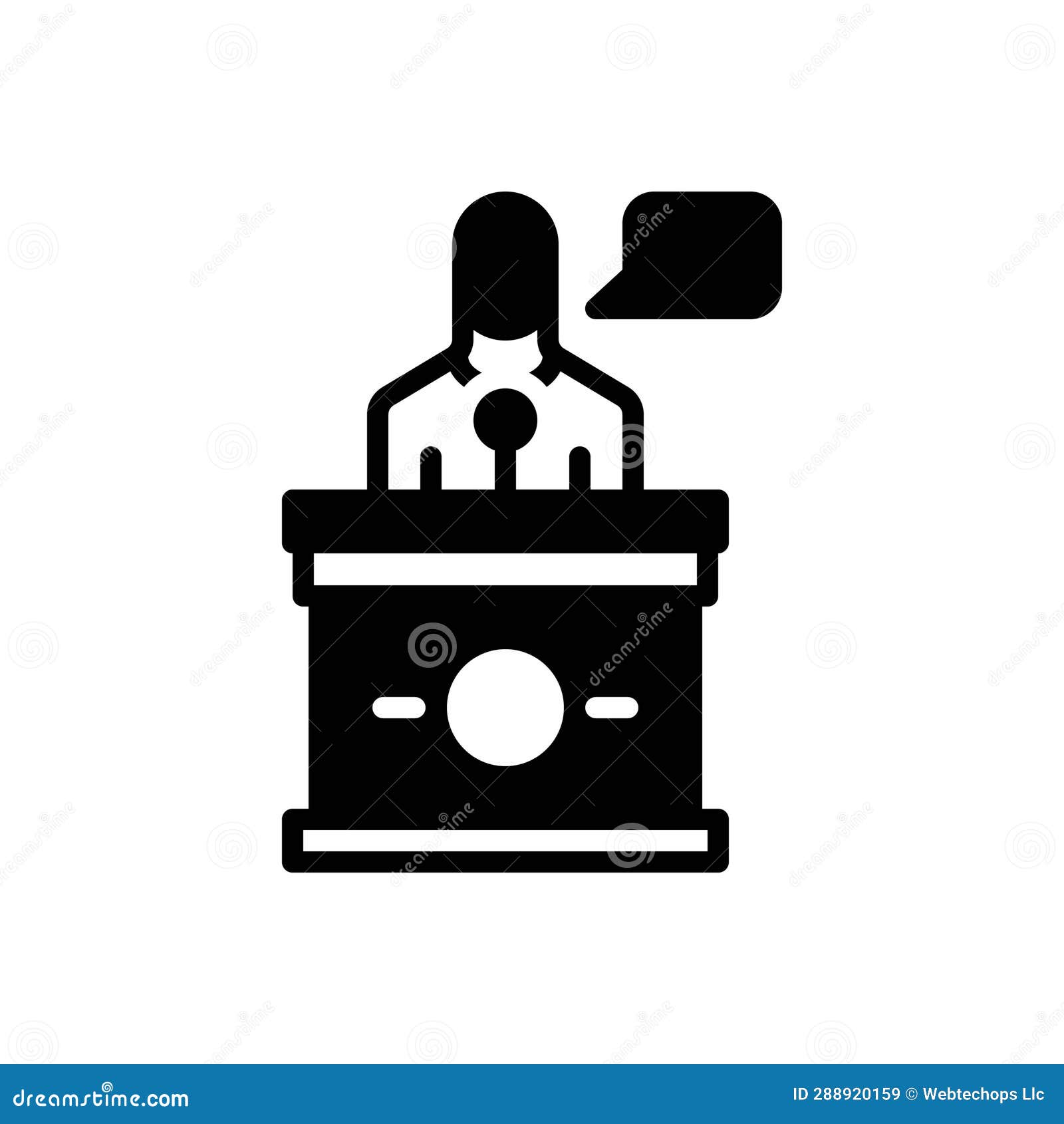 Defendant Black Icon, Concept Illustration, Vector Flat Symbol, Glyph ...