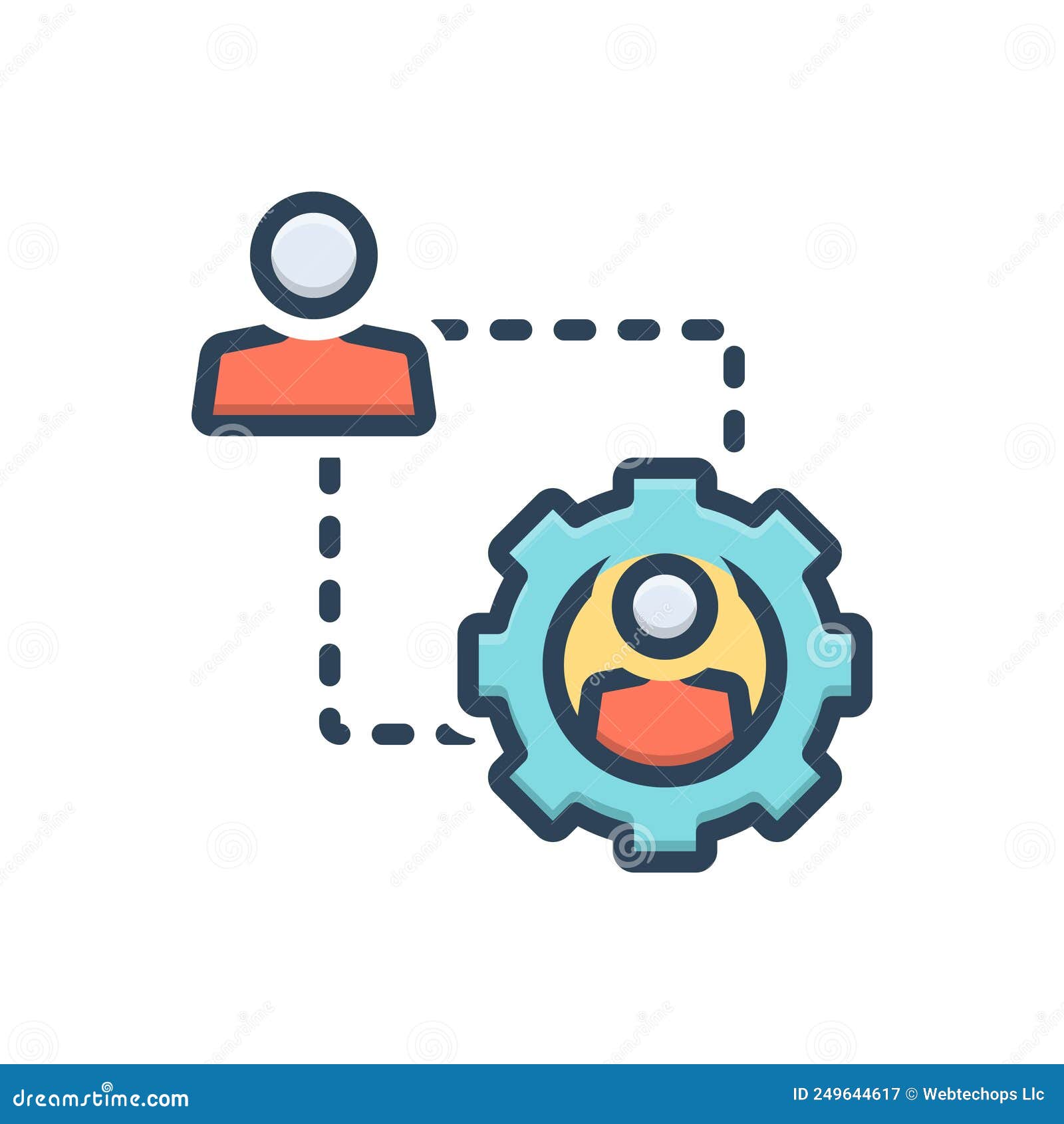 Color Illustration Icon for Demonstrate, Demo and Testimony Stock ...