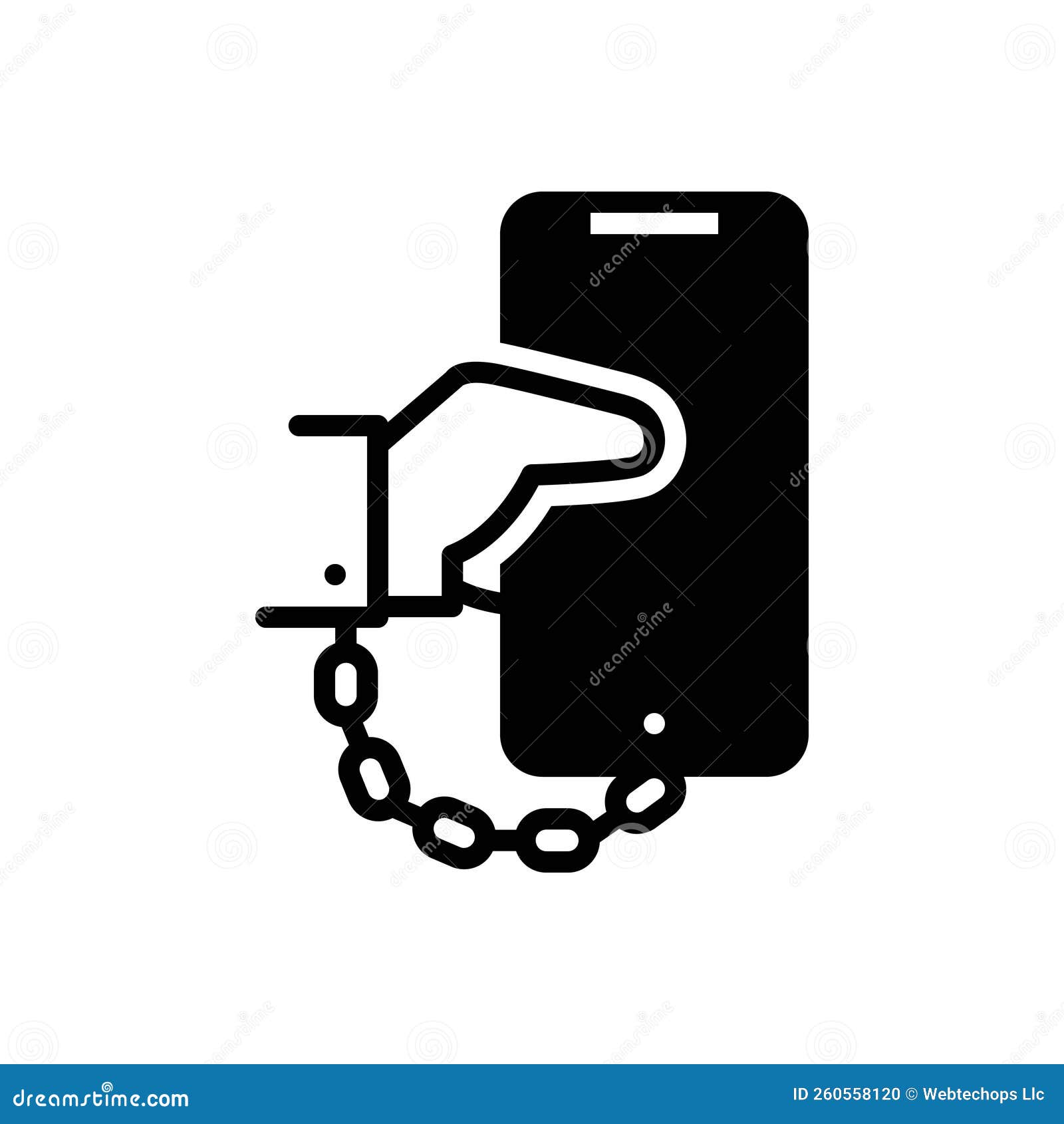 Black Solid Icon for Dependent, Dependanat and Defenseless Stock Vector ...