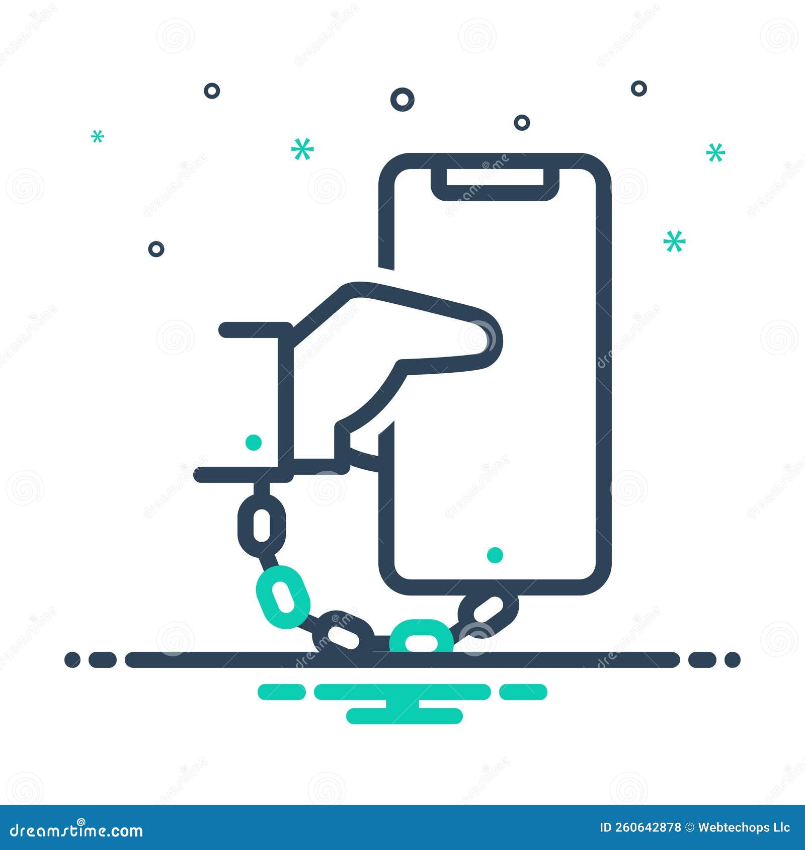 Mix Icon for Dependent, Dependanat and Reliant Stock Vector ...
