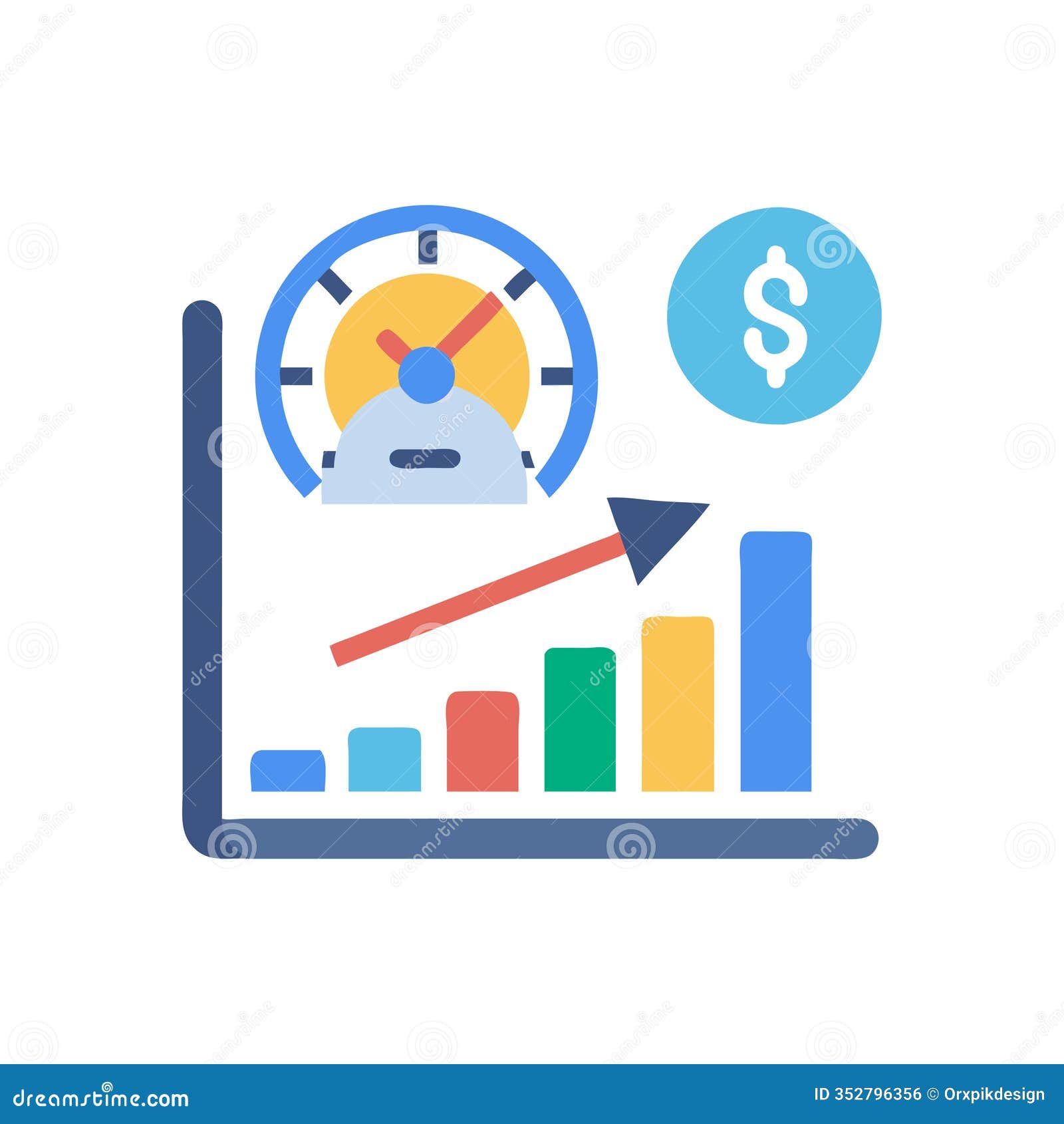 Performance Metrics A Vector Depicting A Strategist Reviewing A ...