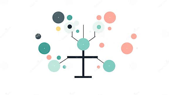 A Clustering Icon Representing the Grouping of Data into Similar ...