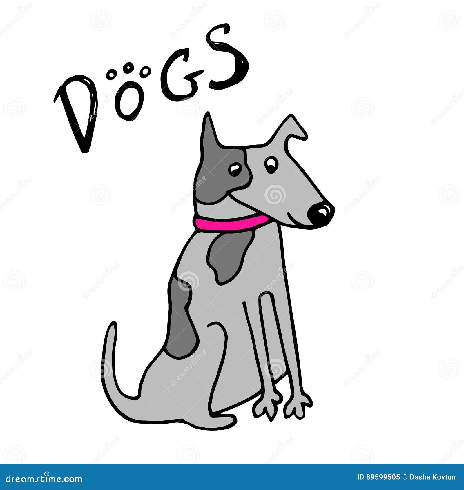 Icon Design Dog Vector Emblem Illustration Concept Stock Vector ...