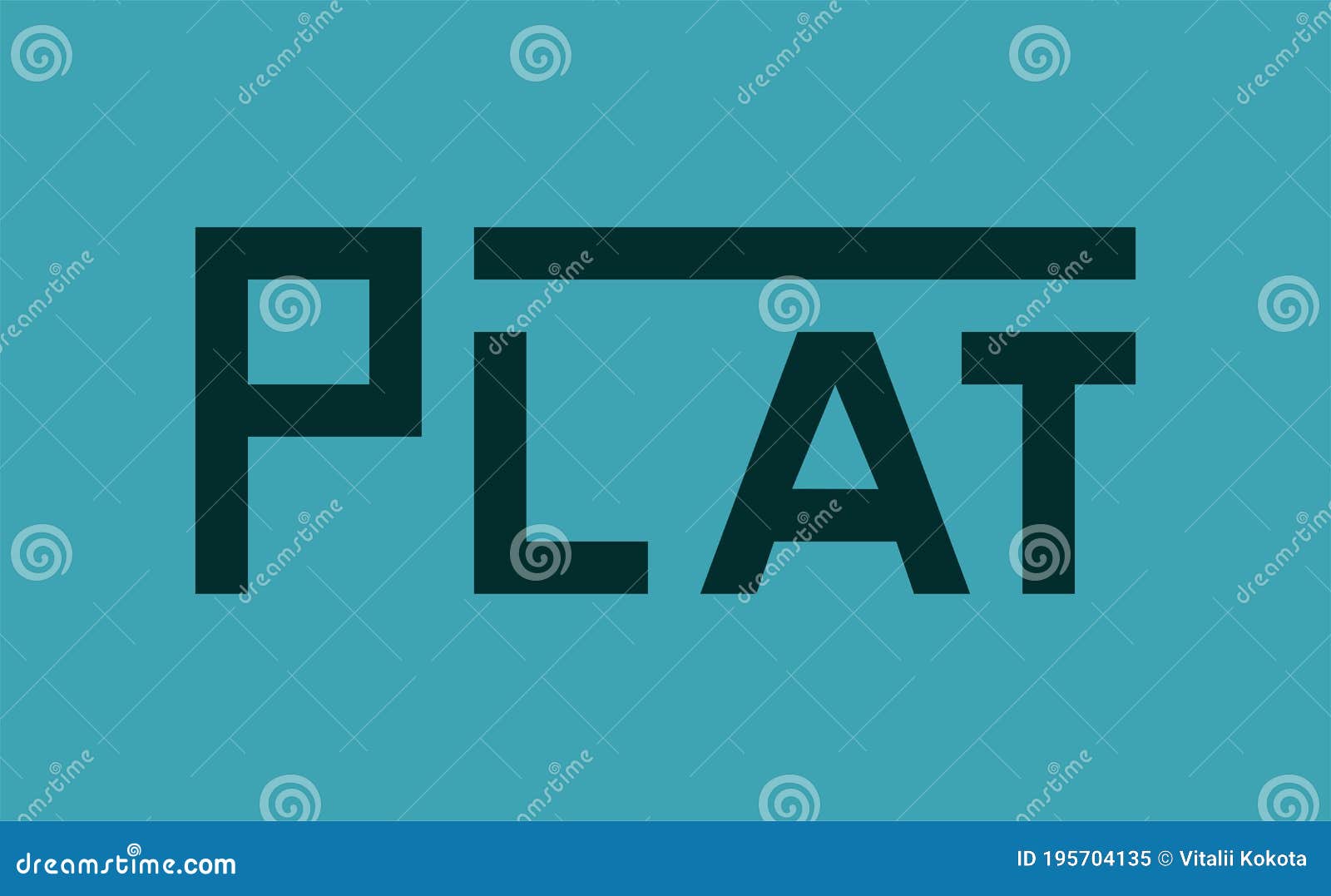 Icon Design Element with Business Card Template. Plat Logo Design Stock ...