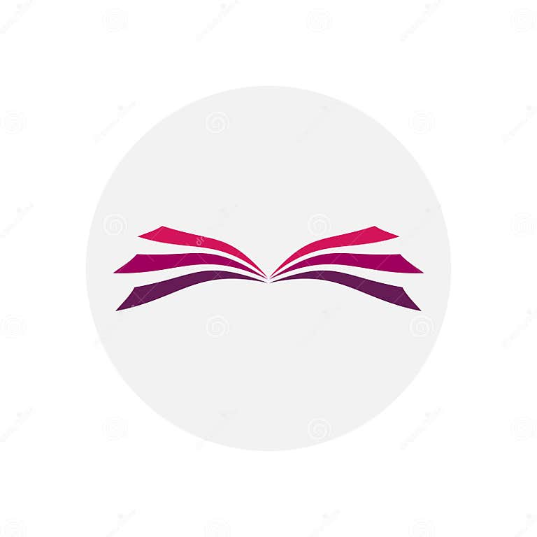 Icon Design of the Expanded Book. Stock Vector - Illustration of ...