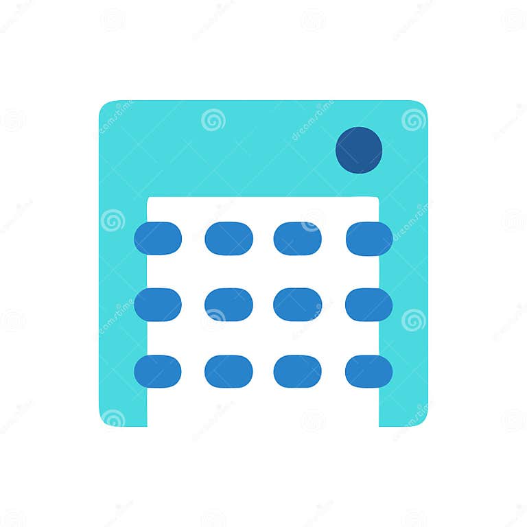 Icon Representing Dialer Interfaces Stock Vector - Illustration of ...