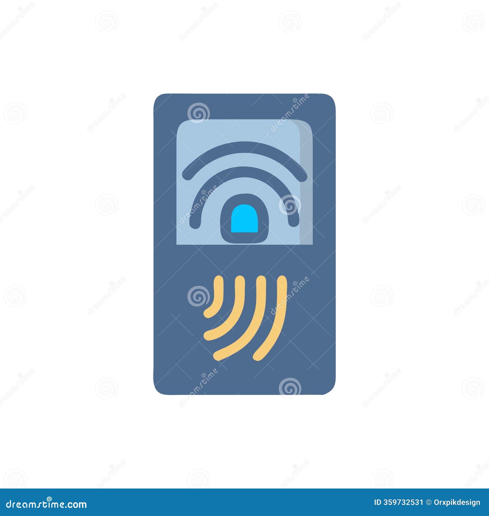 Icon Of Biometric Scanner For Identification Purposes Royalty-Free ...