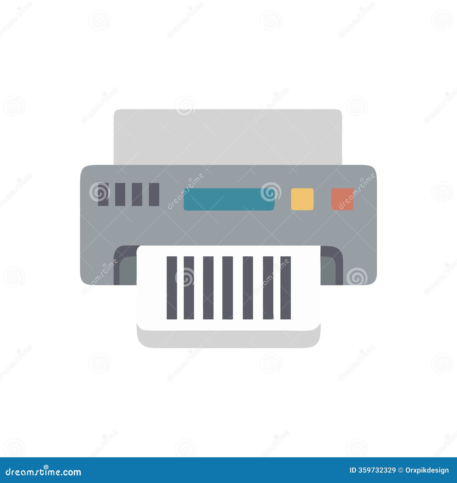 Reliable Barcode Label Printer Icon for Retail Stock Illustration ...