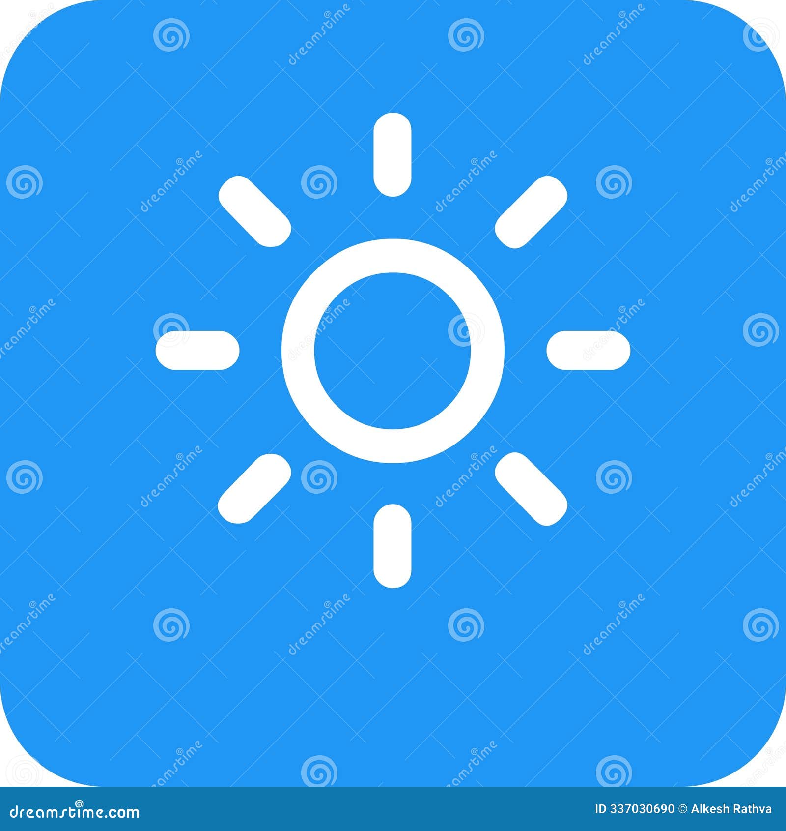 Vector Illustrations Icon Designed for Symbol Represents Brightness ...