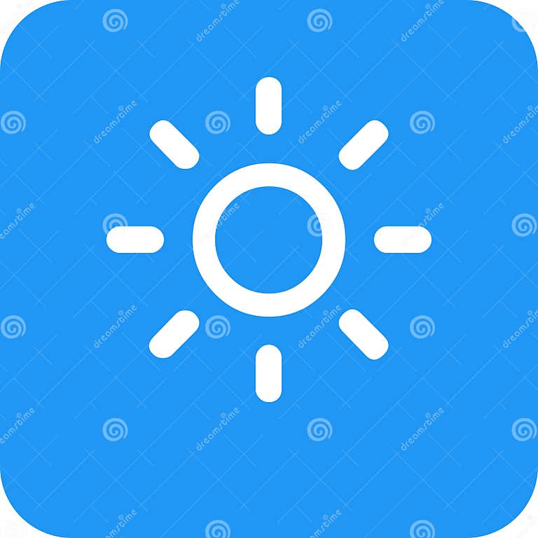 Vector Illustrations Icon Designed for Symbol Represents Brightness ...