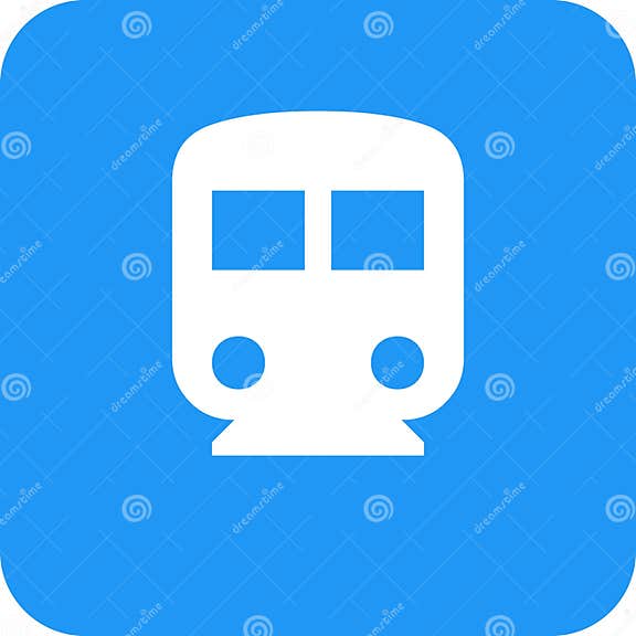 Icon Designed for Symbol of Train. Stock Illustration - Illustration of ...