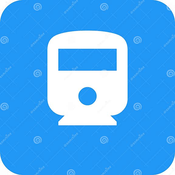 Icon Designed for Symbol of Train. Stock Illustration - Illustration of ...