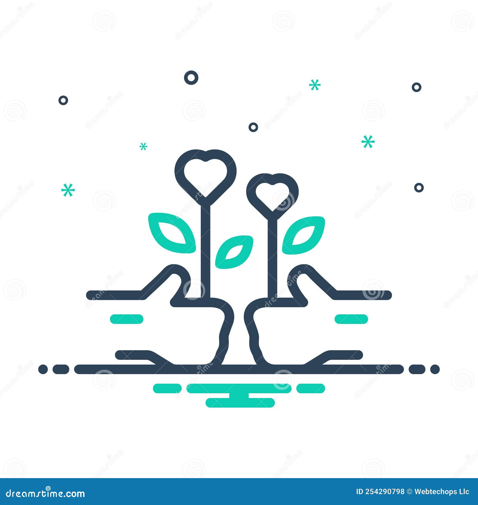 Mix Icon for Desired, Crave and Enjoy Stock Vector - Illustration of ...