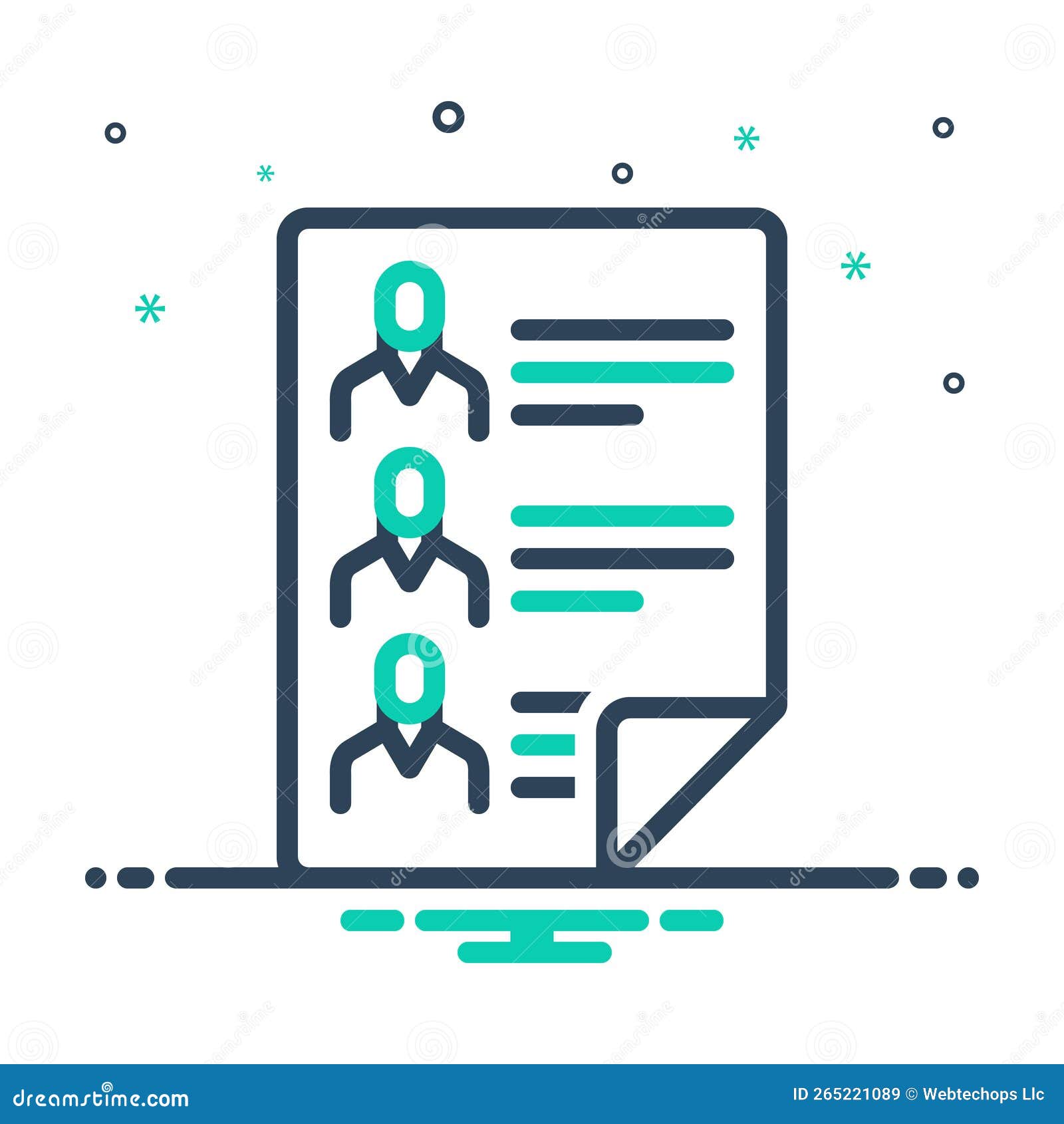 Mix Icon for Details, Data and Information Stock Vector - Illustration ...