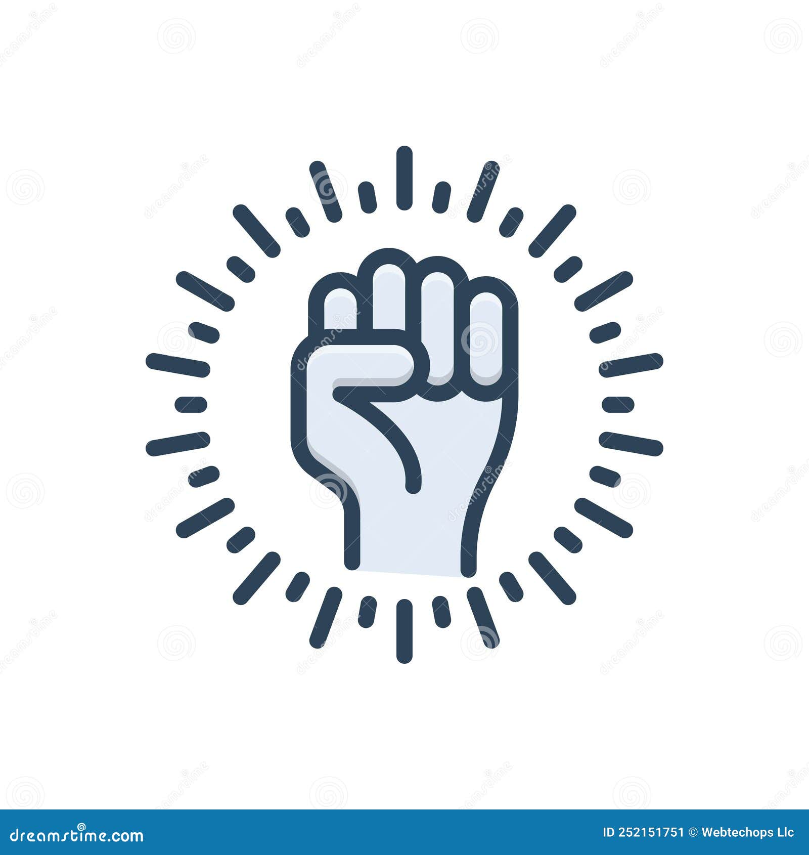 Color Illustration Icon for Determination, Motivation and Challenge ...