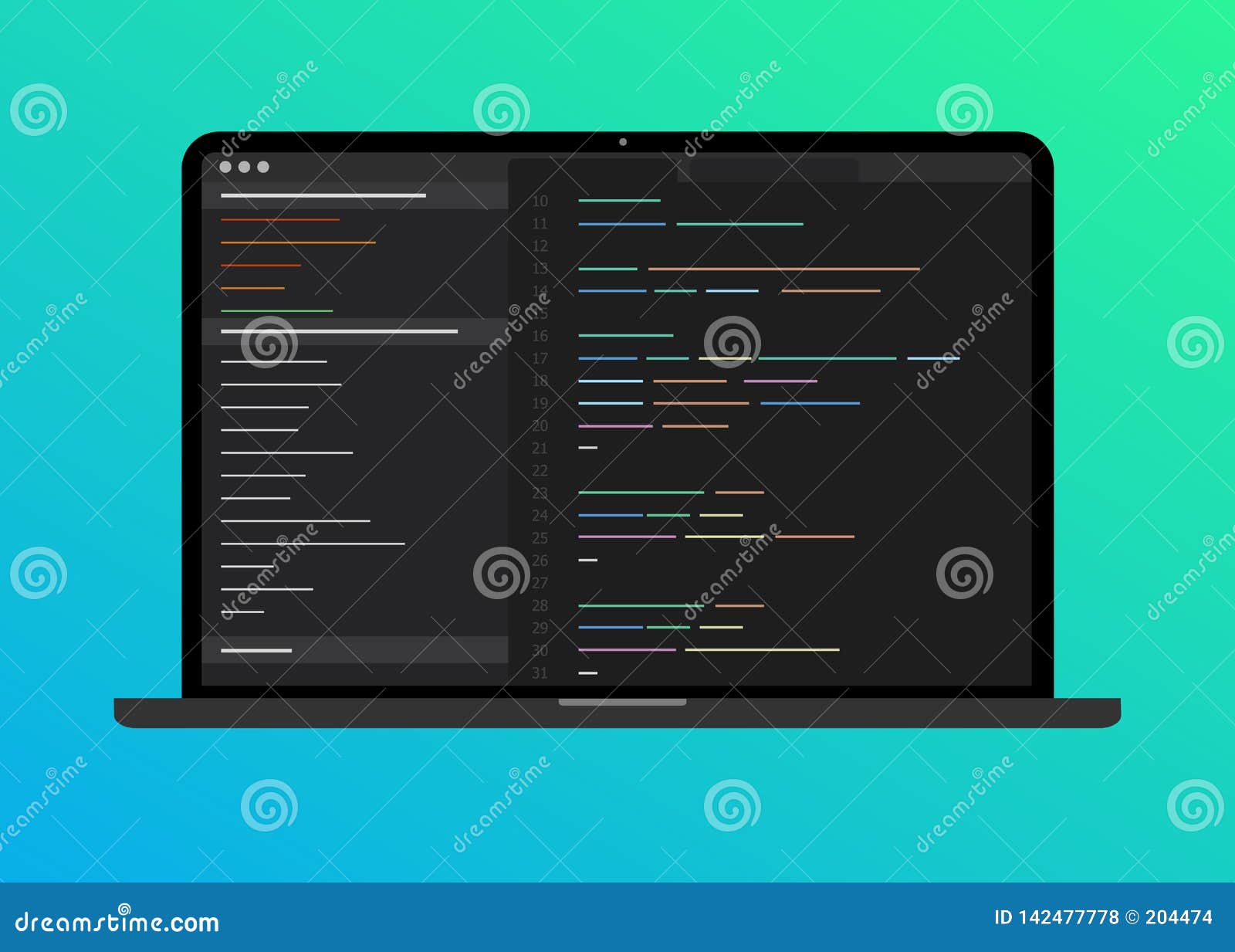 Icon of Development and Programming Software Stock Vector - Illustration of design, development ...