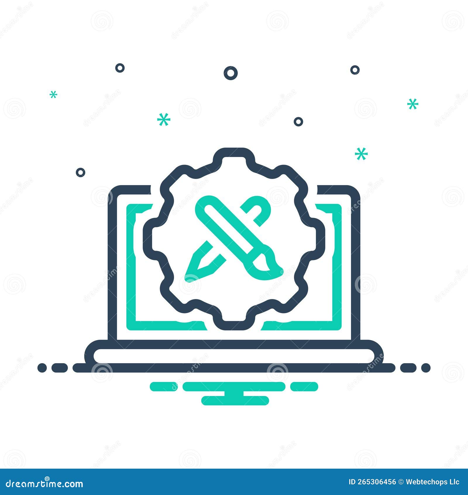 Mix Icon for Developmental, Develop and Progressive Stock Vector ...