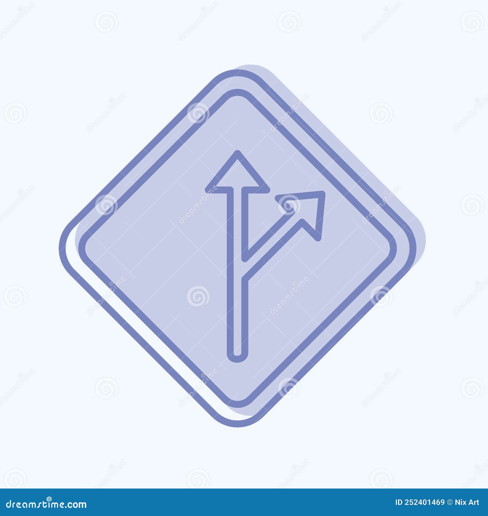 Icon Deviation Sign. Suitable for Education Symbol. Two Tone Style ...