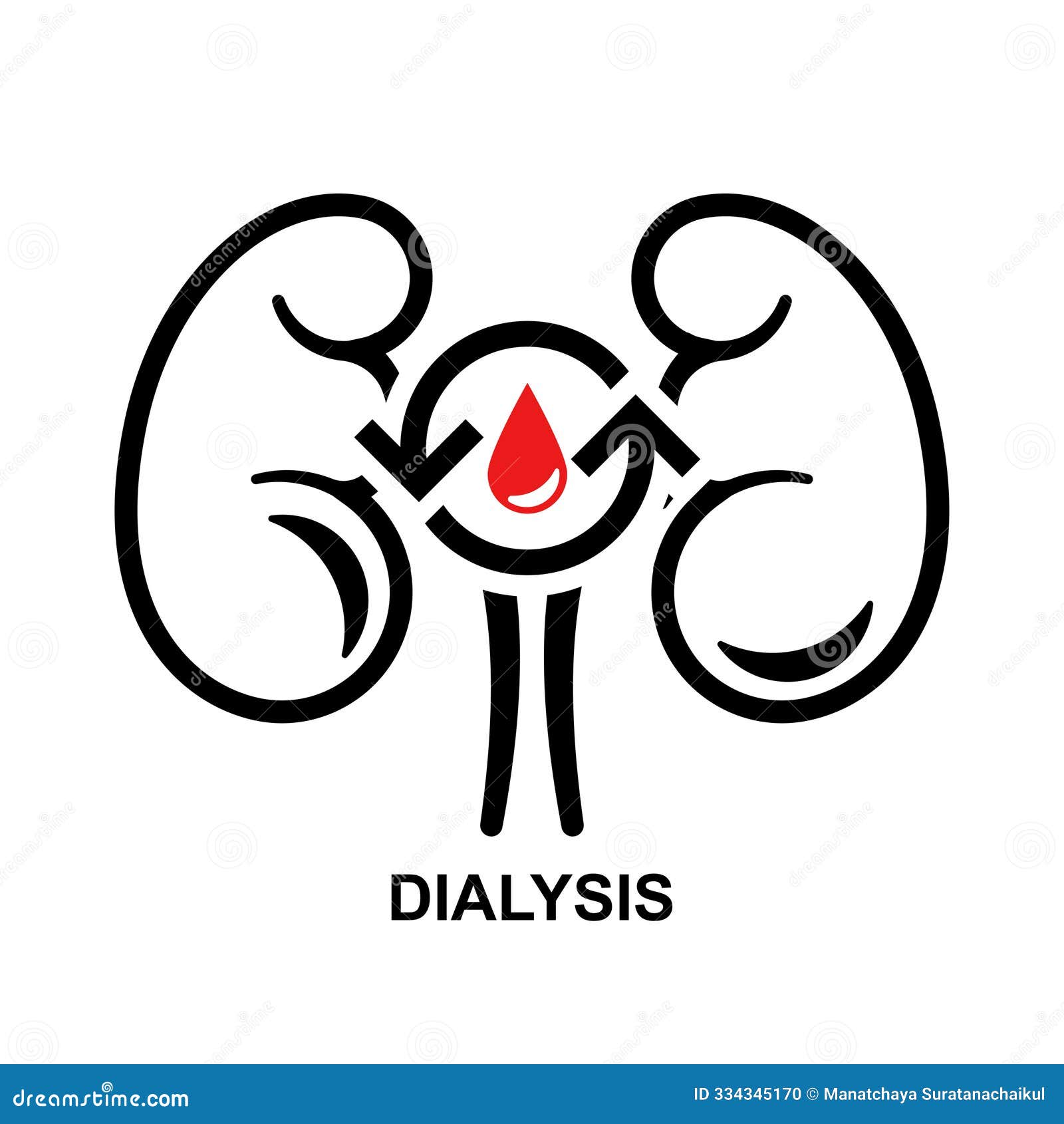 Dialysis Icon In Different Style Vector Illustration. Two Colored And ...
