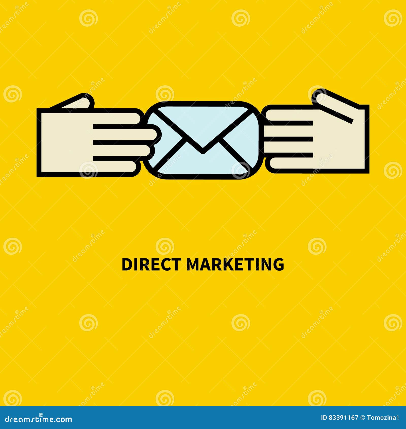 Icon direct marketing stock vector. Illustration of communication ...