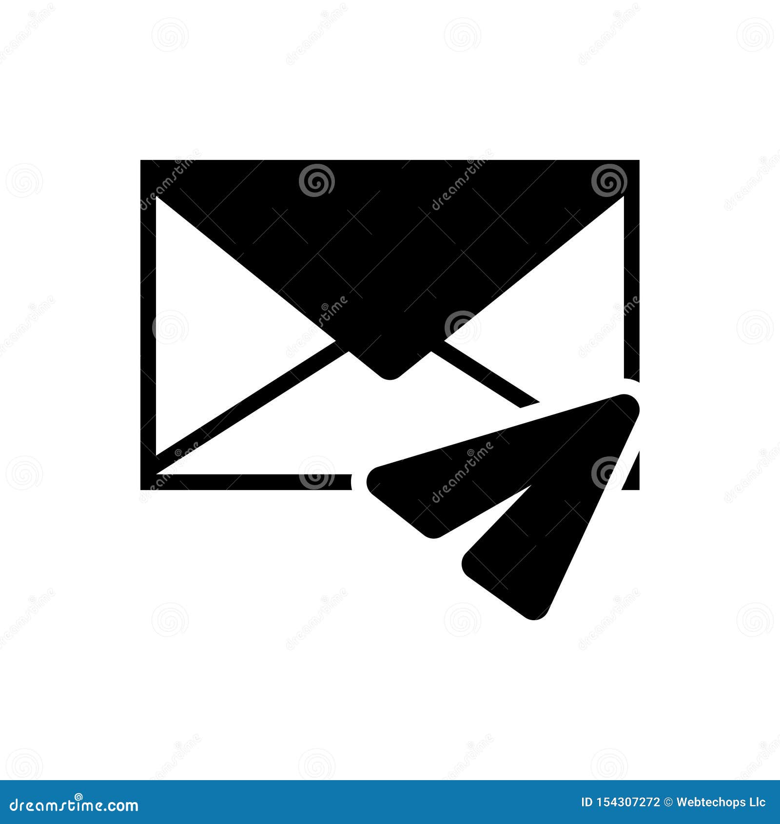 Black Solid Icon for Direct Message, Inbox and Message Stock ... Black Solid Icon for Direct Message, Inbox and Message Stock ...