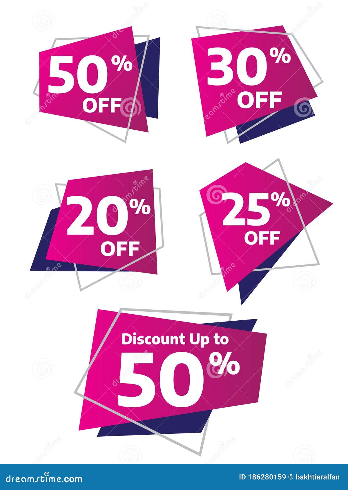 Discount Cut Off Price Tag Vector Ads Stock Vector - Illustration of ...