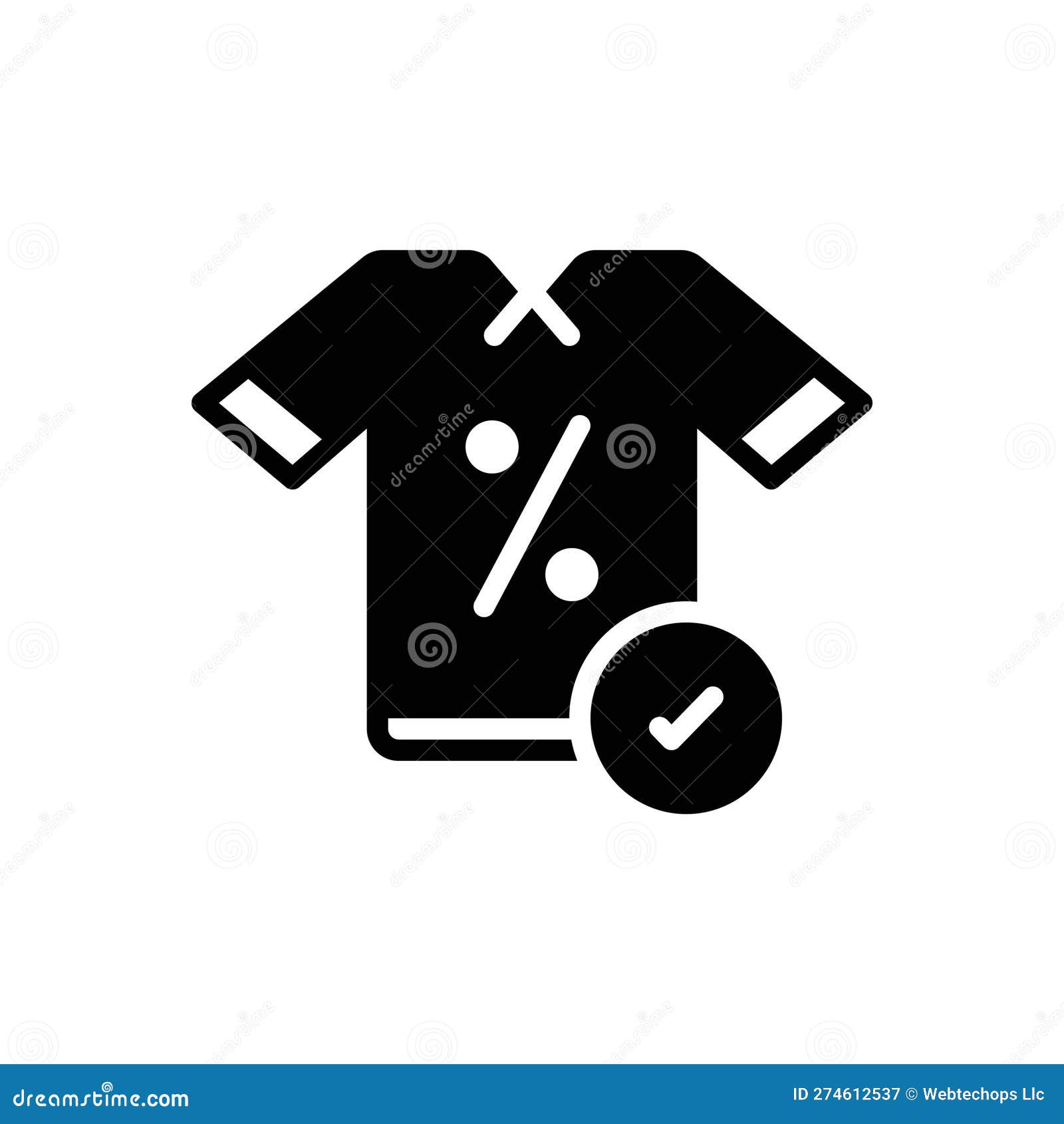 Tax Exemption Black Solid Desktop Icon Vector Illustration ...
