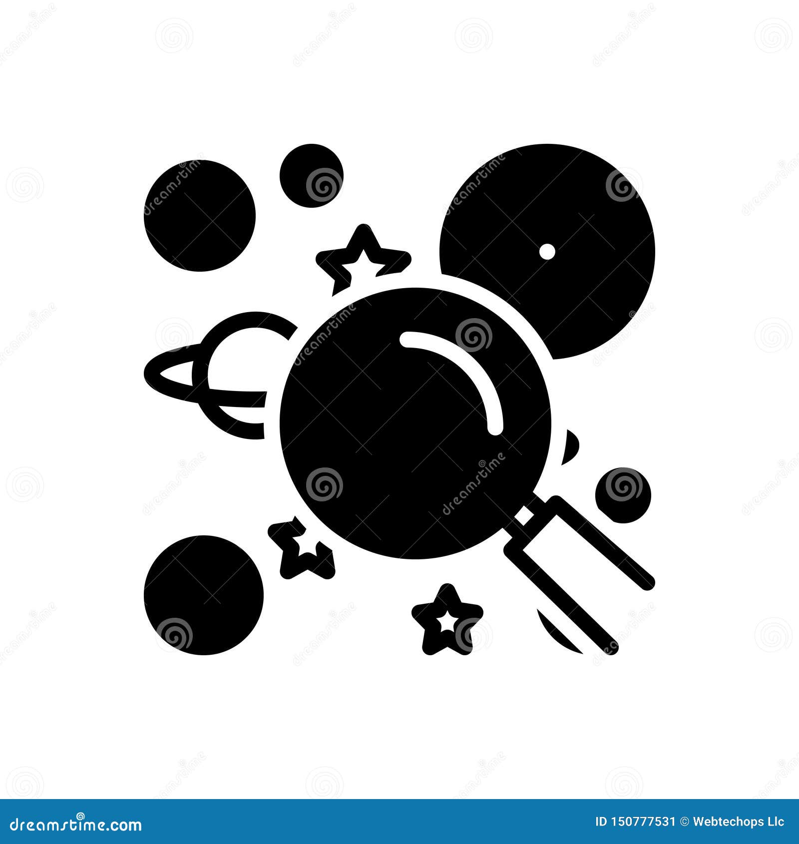 Black Solid Icon for Discoverable, Adventure and Discovery Stock ...