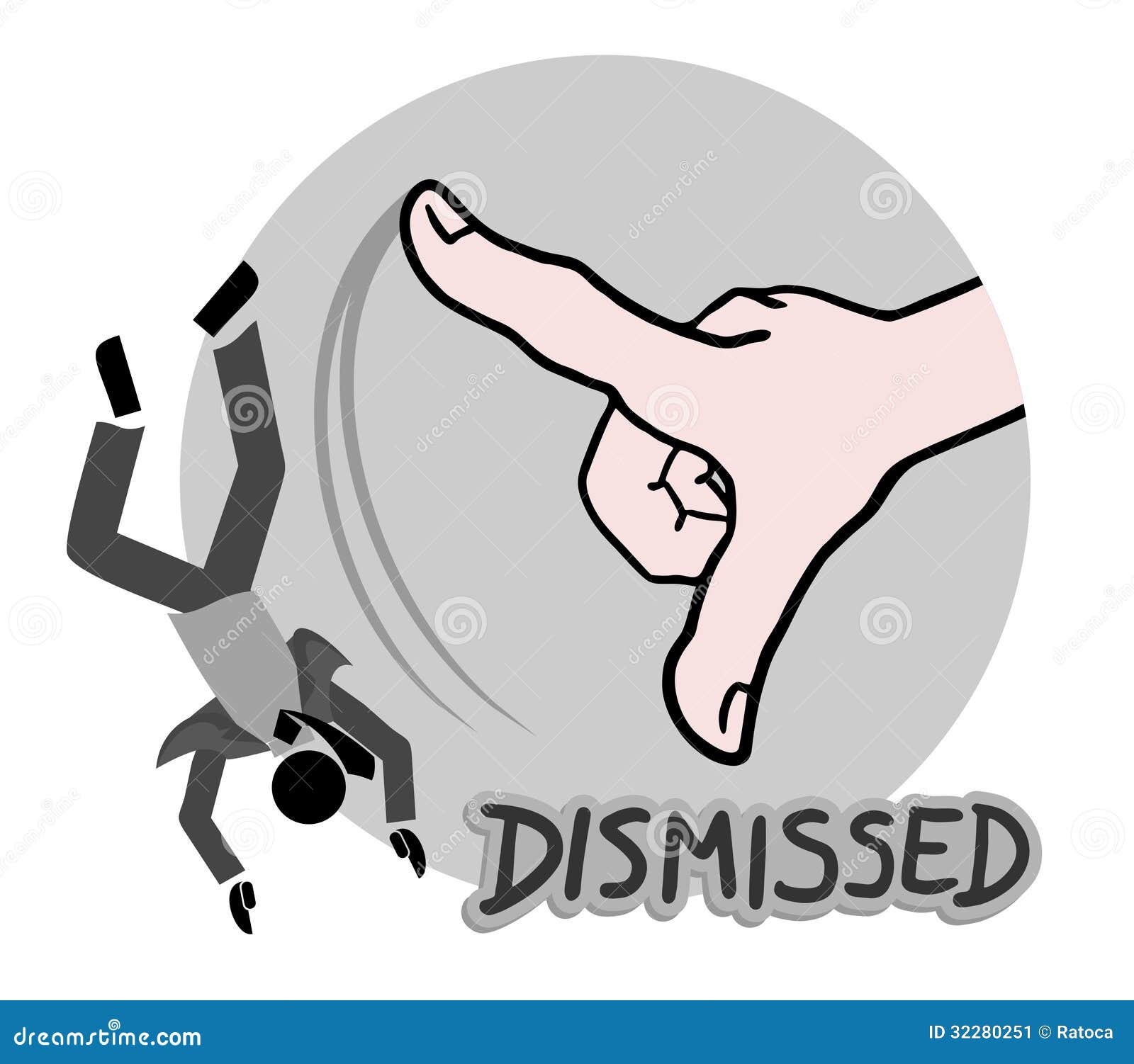 Icon dismissed stock vector. Illustration of message - 32280251