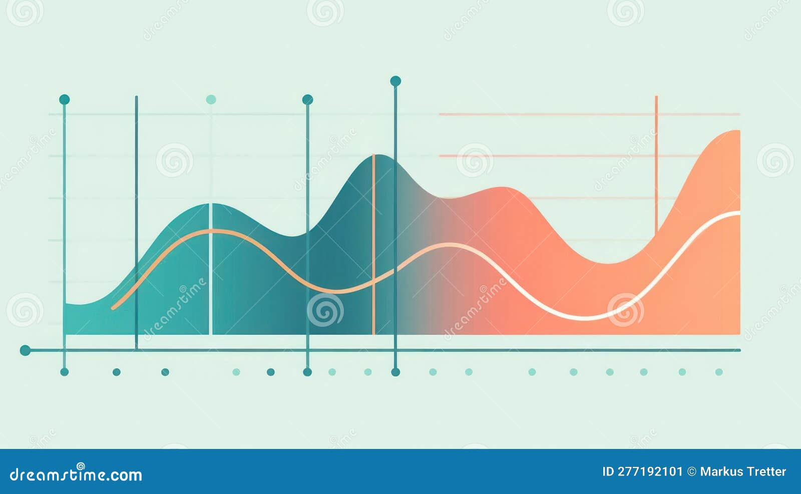 A Line Graph Icon Showing the Trend of Data Over Time Created with ...