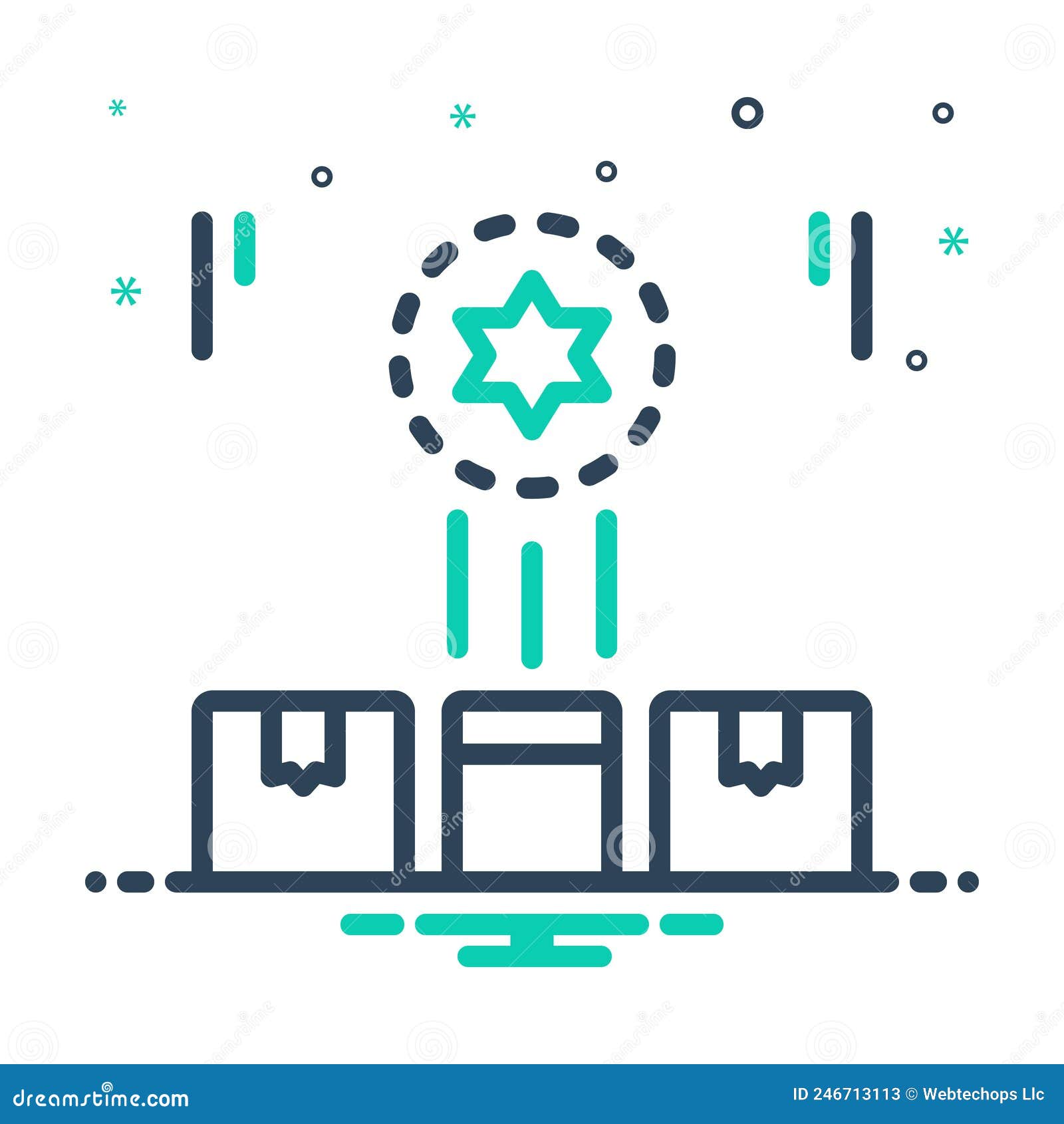 Mix Icon for Distinguish, Differentiate and Categorize Stock ...