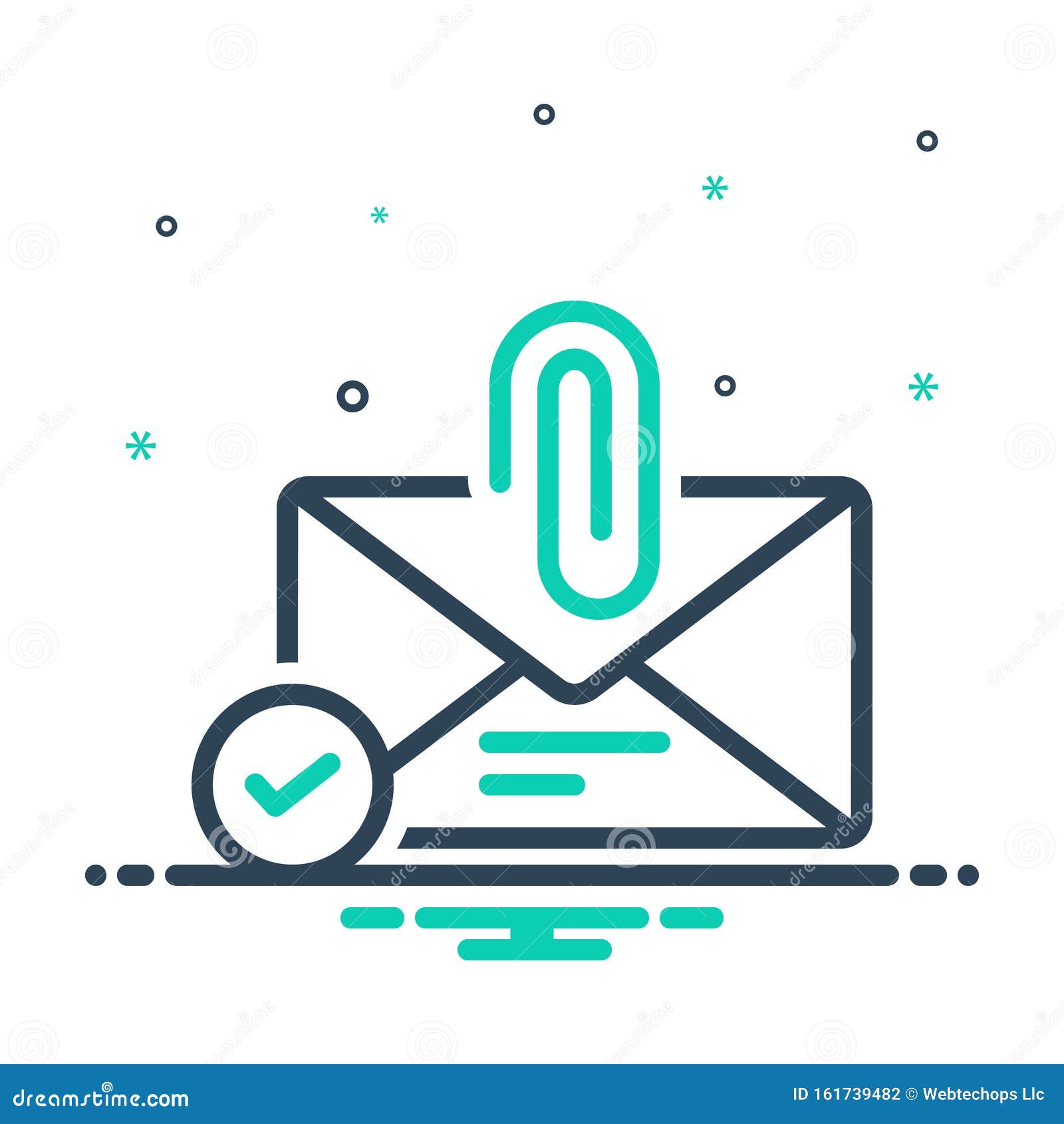 Mix Icon for Distribution Channels, Commerce and Communication Stock ...