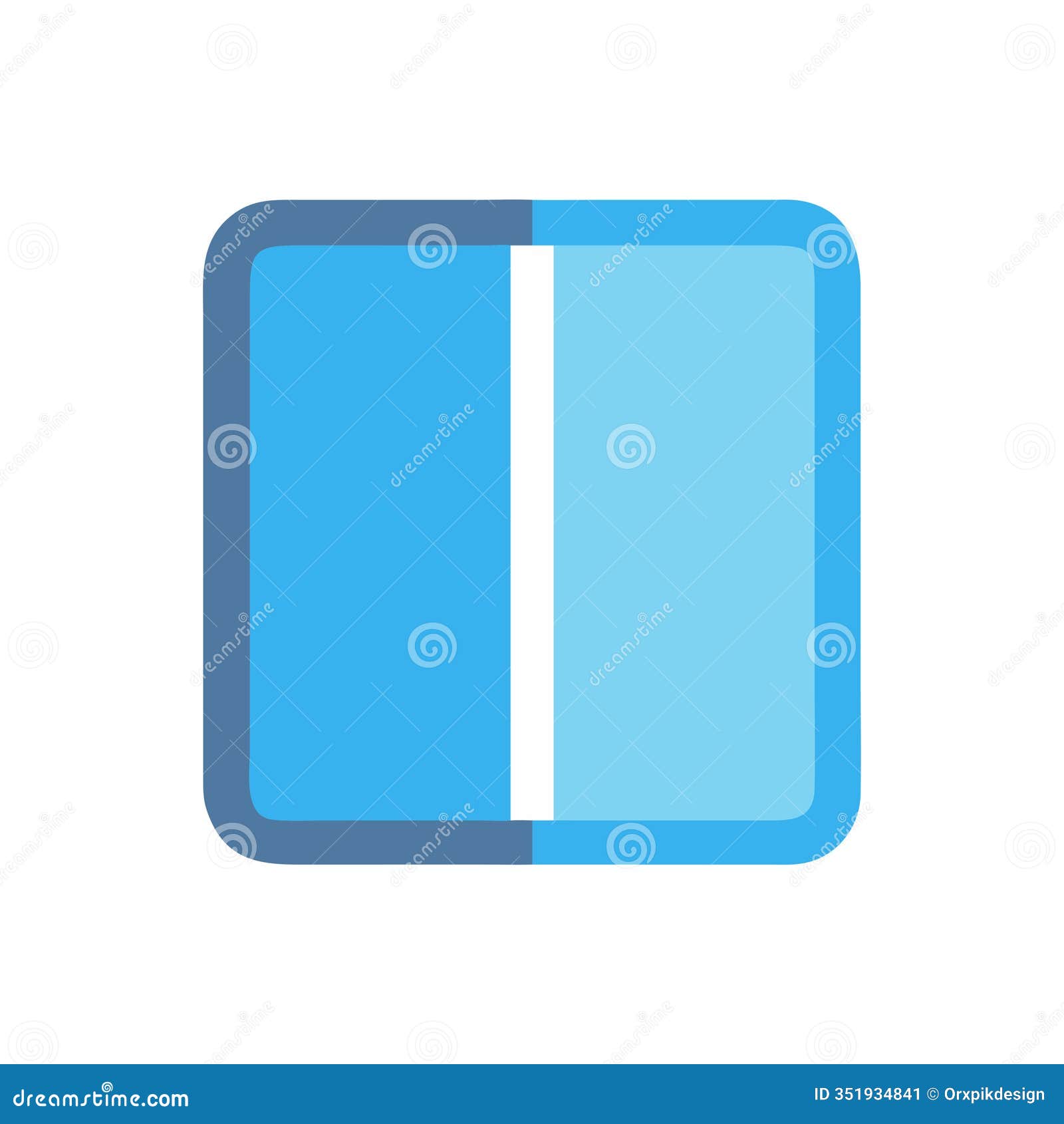 Icon for Document Dividers stock vector. Illustration of flat - 351934841