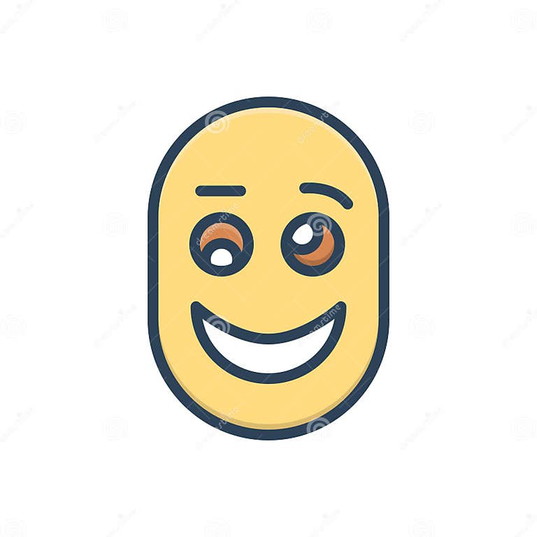 Color Illustration Icon for Dumb, Stupid and Idiot Stock Vector ...