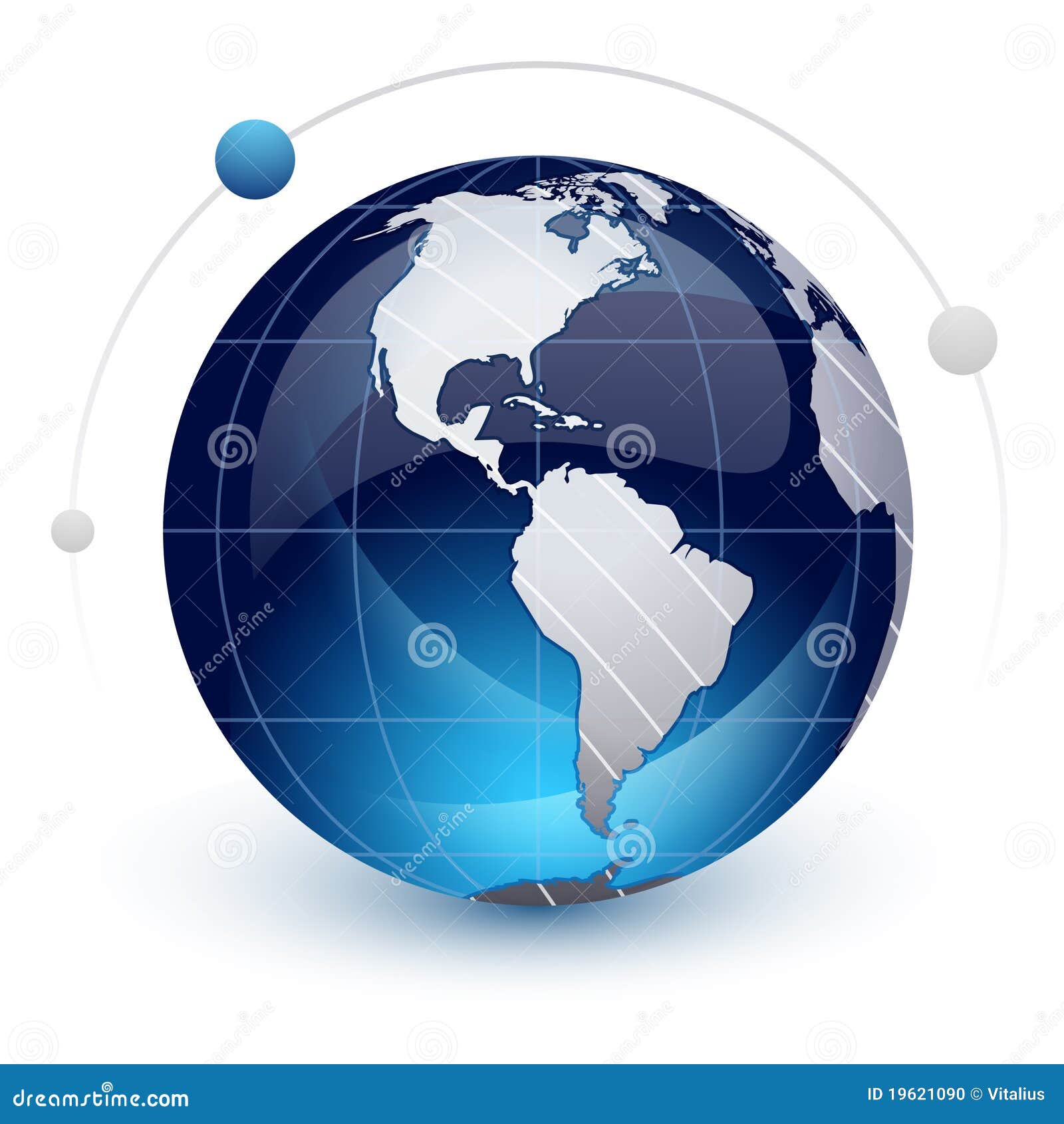 Icon of Earth stock vector. Illustration of earth, graphic - 19621090