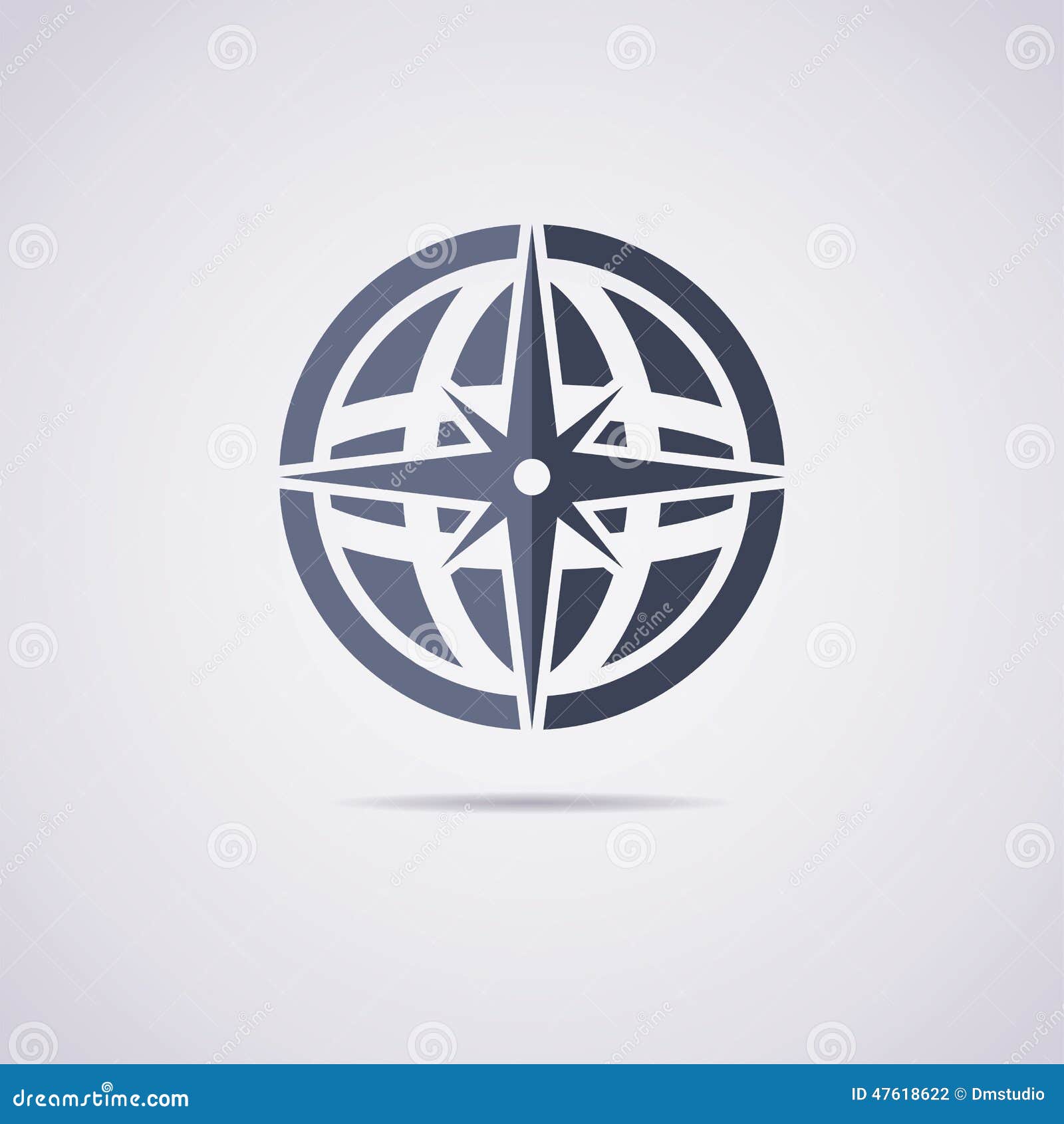 Compass Vector Icon. Navigation And Orientation, Sign Flat Symbol ...