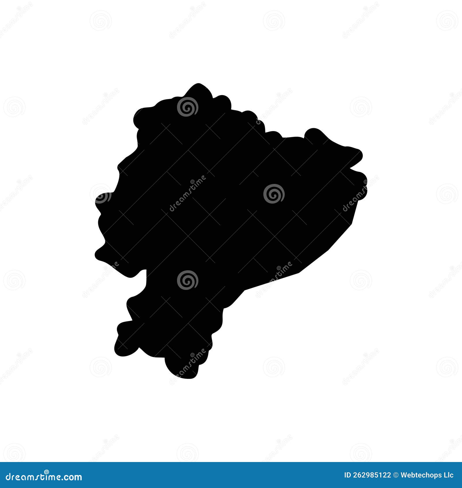 Black Solid Icon for Ecuador, Region and Border Stock Vector ...