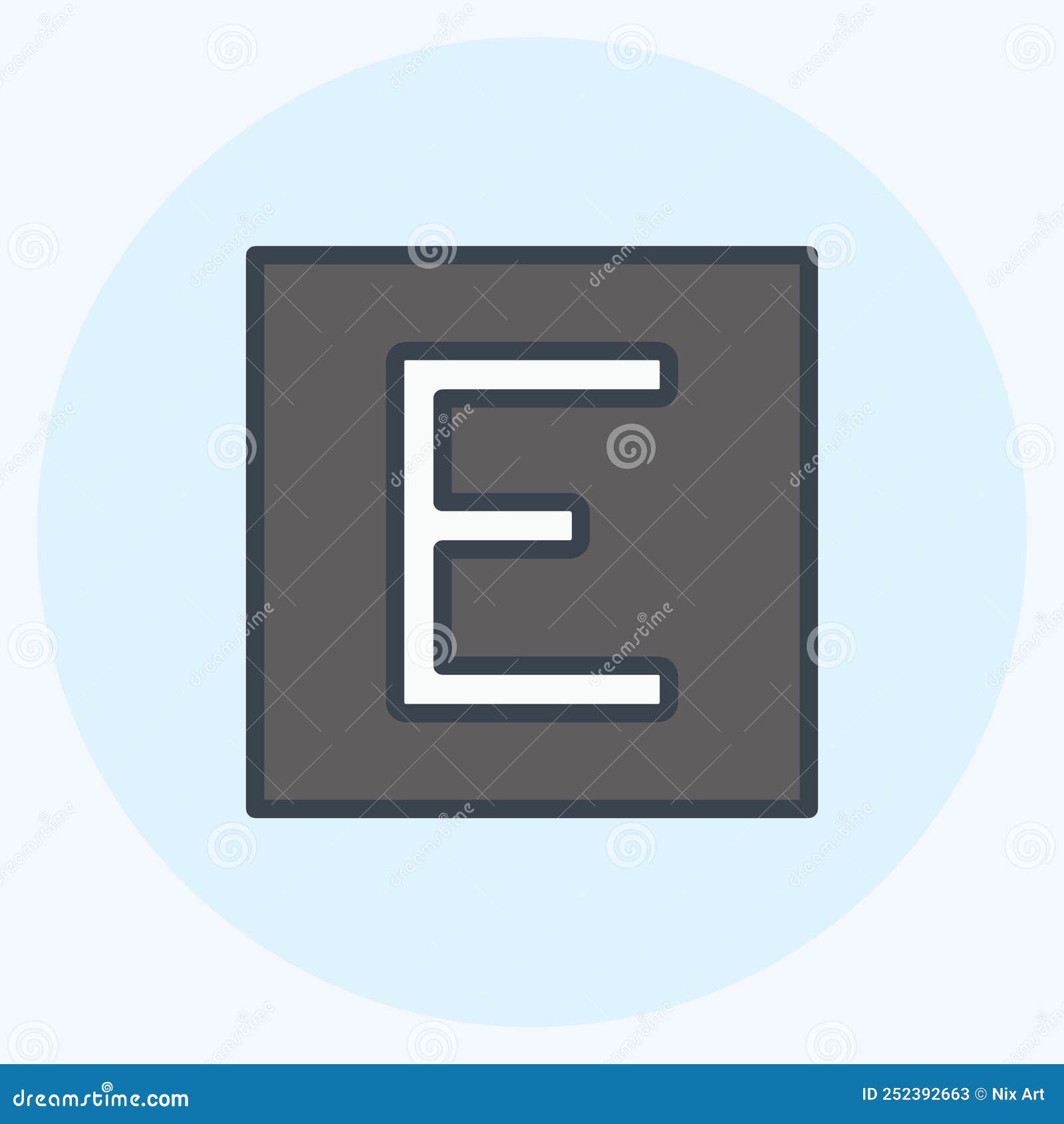 Icon Edge. Suitable for Mobile Apps Symbol. Color Mate Style. Simple ...