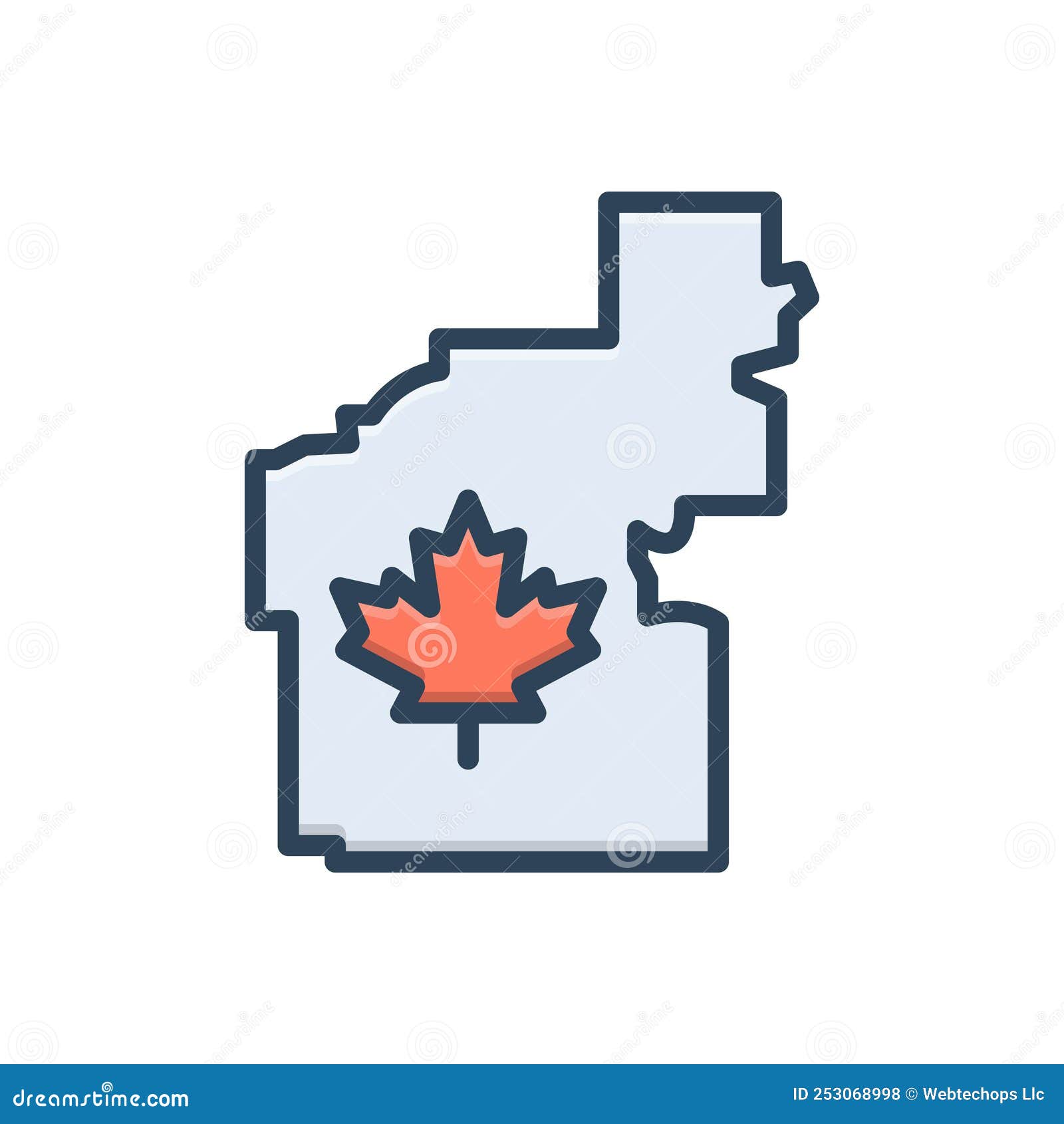 Color Illustration Icon for Edmonton, Canada and Country Stock Vector ...