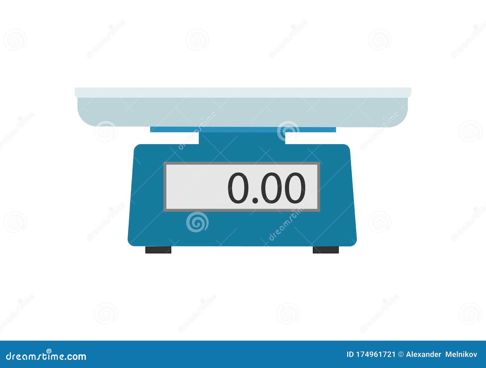 Icon Electronic Scales. Sign of Weights Stock Illustration ...