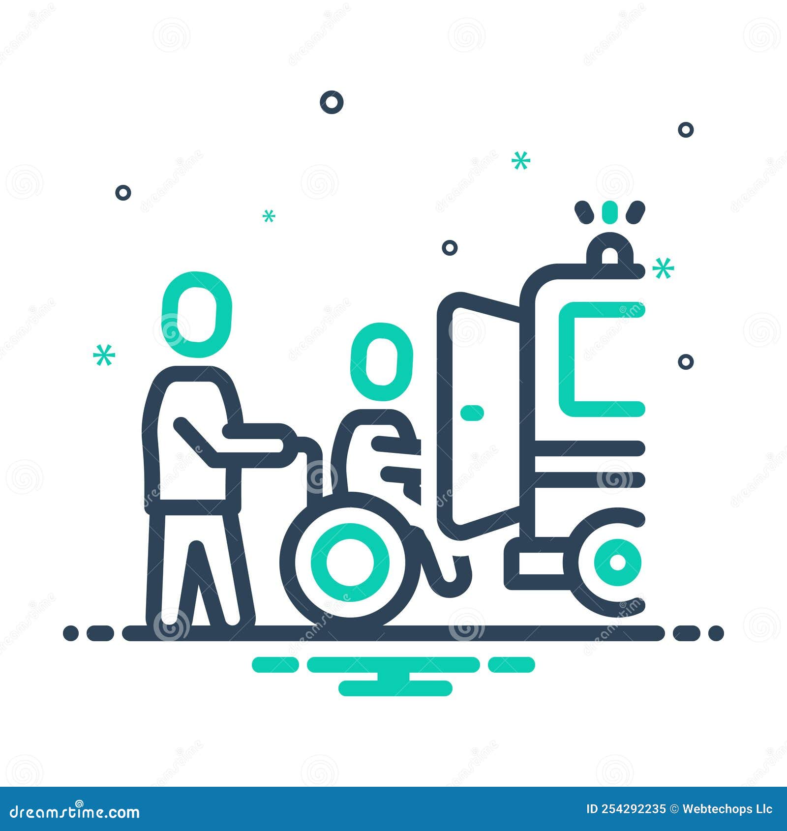 Mix Icon for Emergency, Exigency and Need Stock Vector - Illustration ...