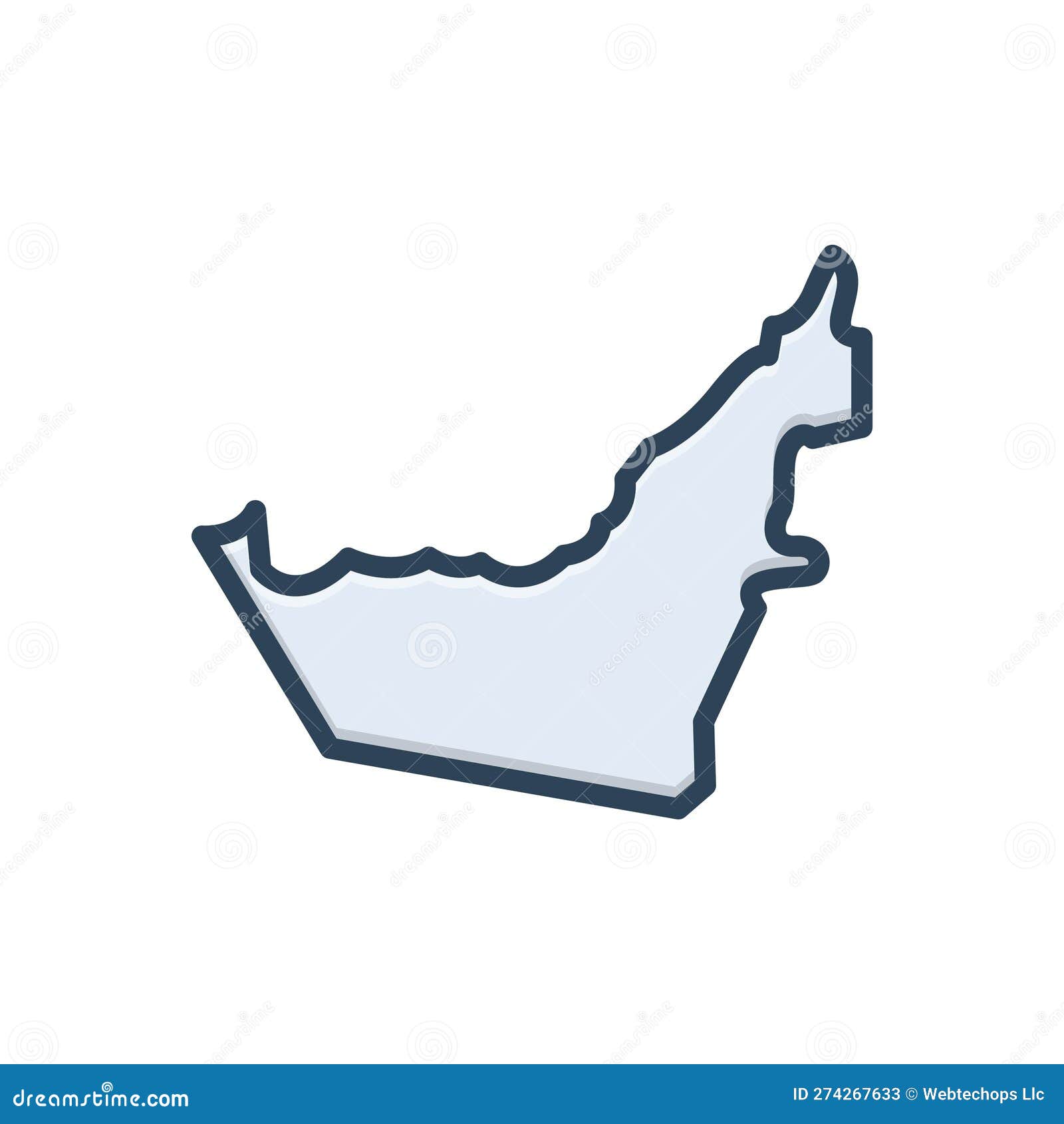 Color Illustration Icon for Emirates, Arab and Country Stock Vector ...