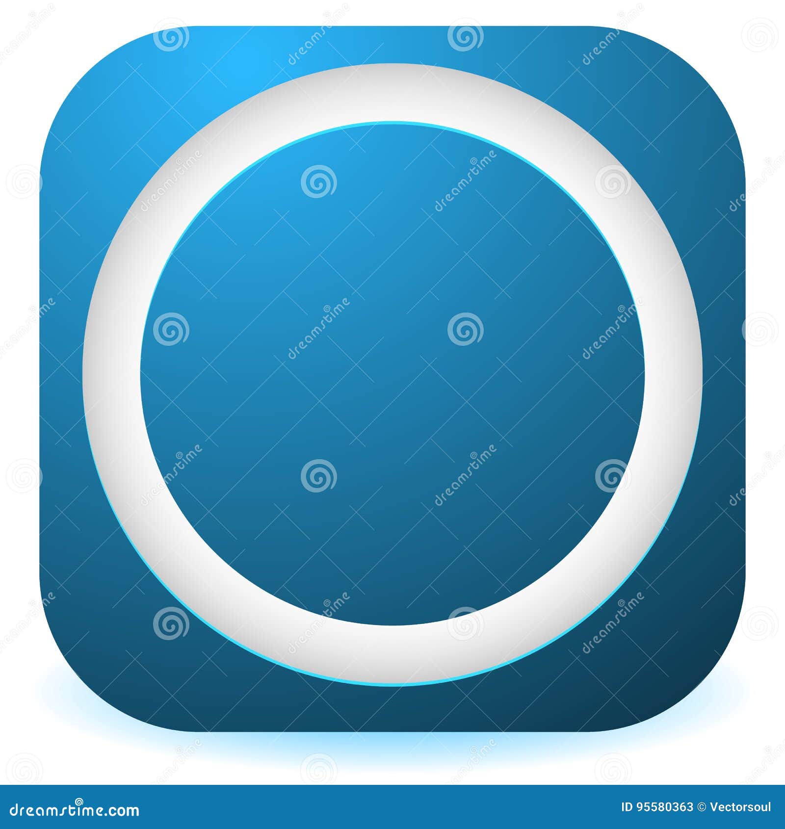 Icon with Empty Circle. Circle Generic Motif Icon Stock Vector ...