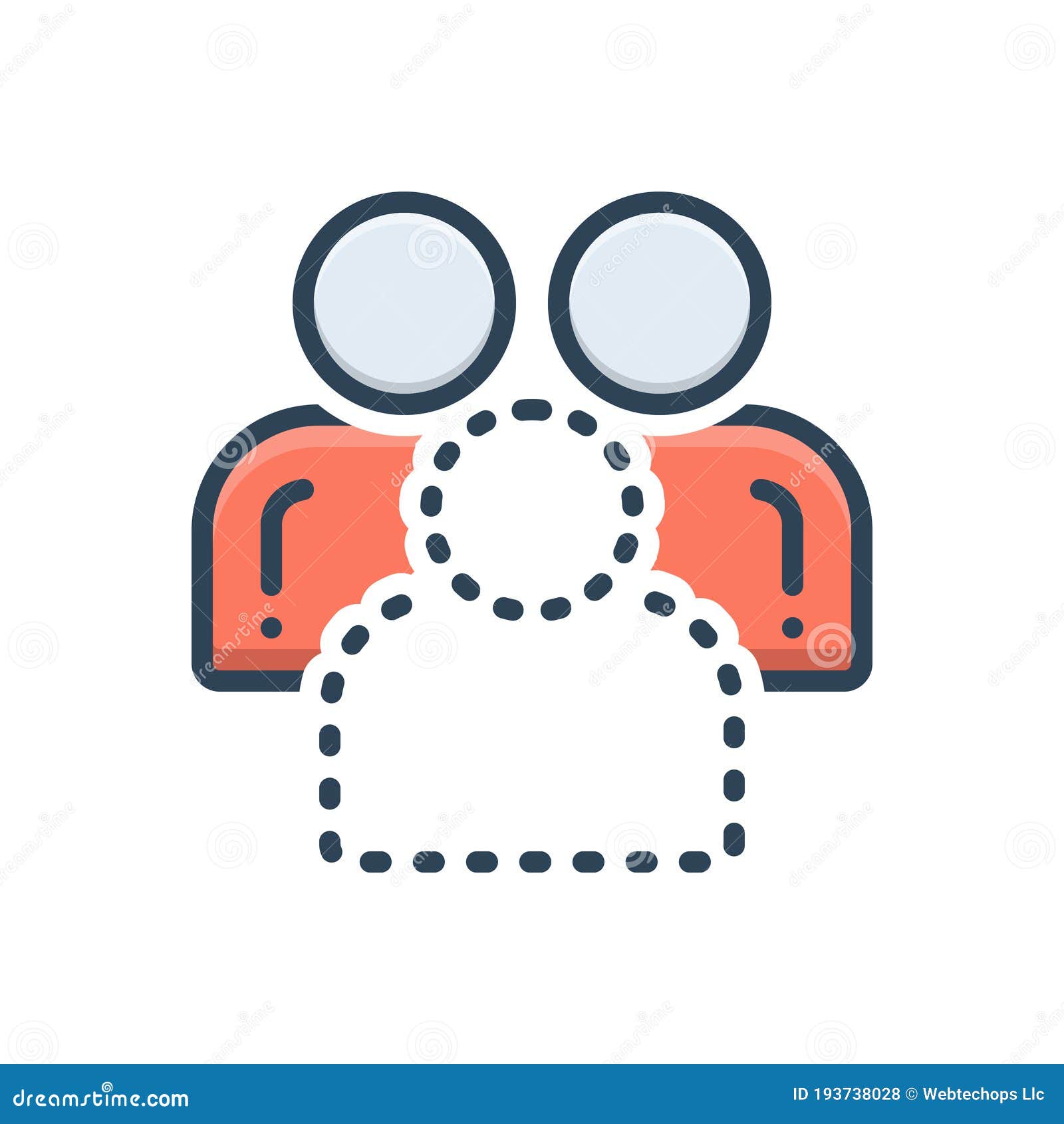 Color Illustration Icon for Enablers, Group and Support Stock ...