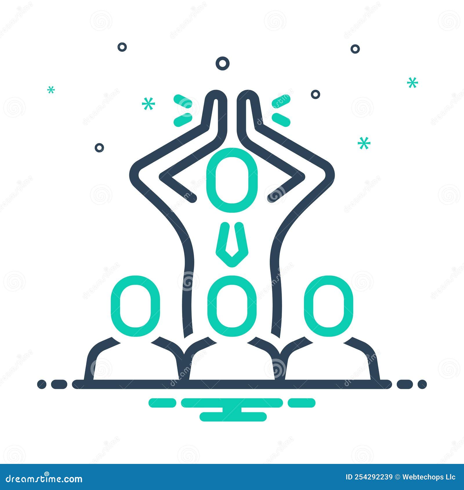 Mix Icon for Encourages, Boost and Inspire Stock Vector - Illustration ...