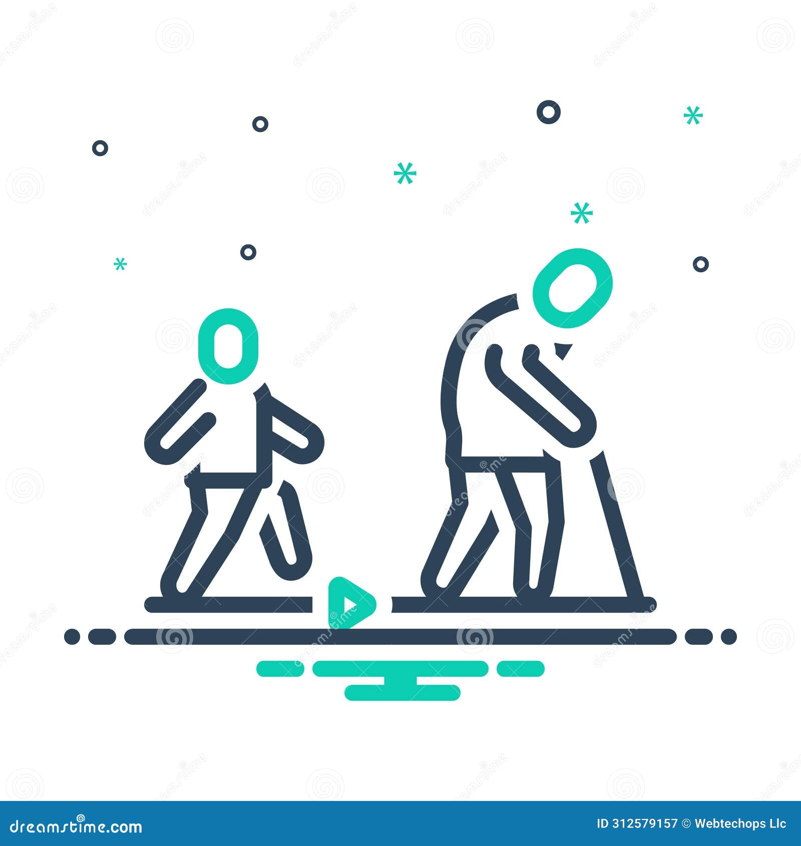 Mix Icon For End Of Life, Lifespan And Cycle Cartoon Vector ...