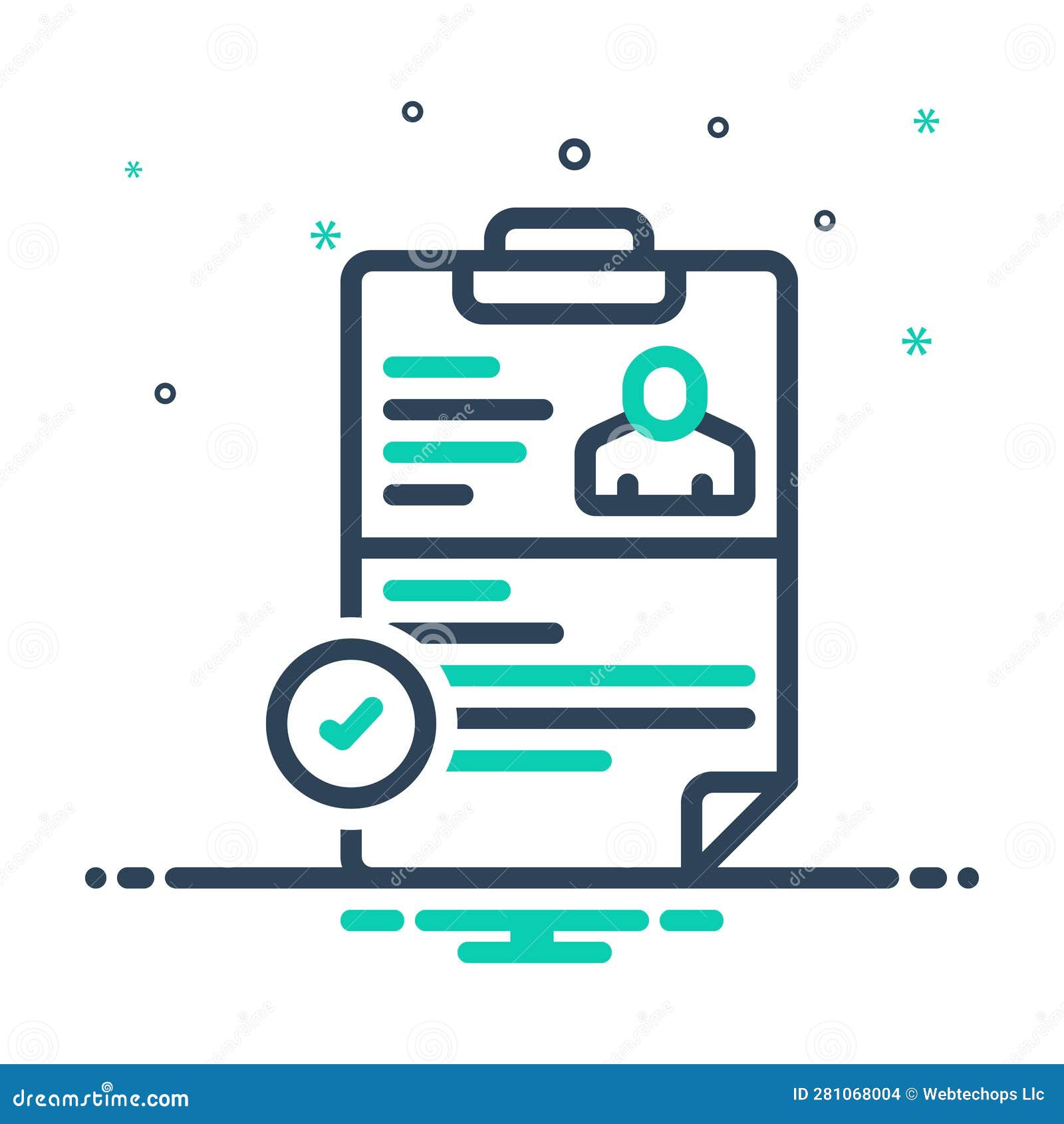 Mix Icon for Enrollment, Nomination and Enrol Stock Vector ...