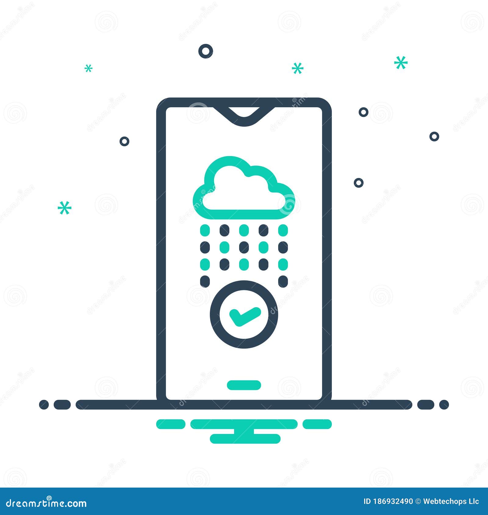 Mix Icon for Ensure, Make Sure and Confirm Stock Vector - Illustration ...