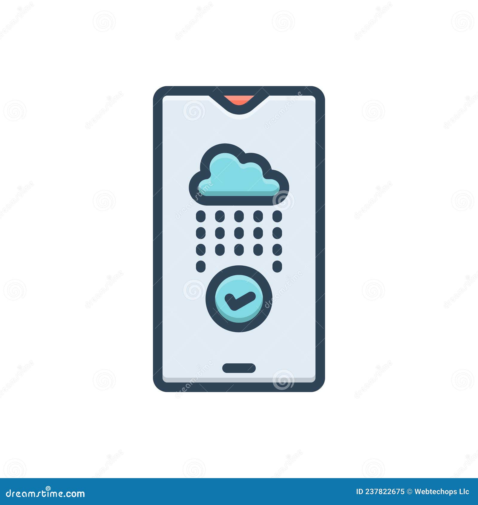 Color Illustration Icon for Ensure, Make Sure and Confirm Stock ...