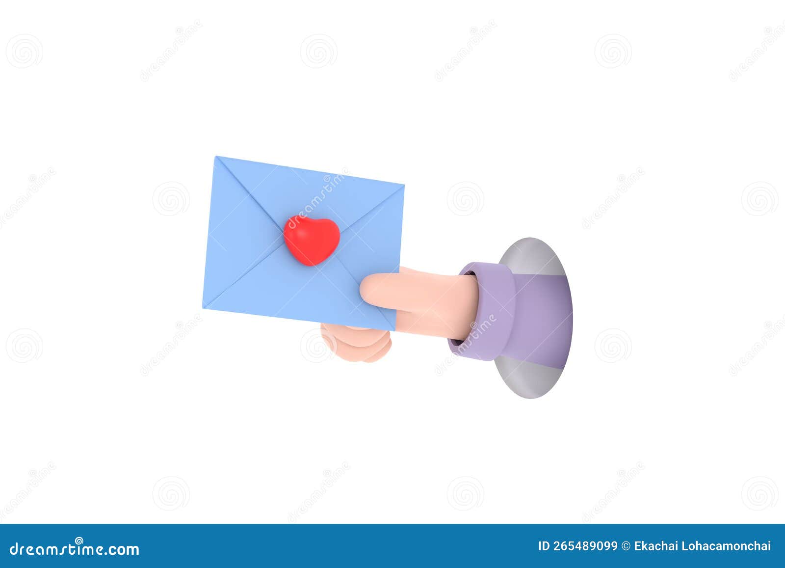 Icon Envelope Letter, Mail Letter with Red Heart. Romantic Design Stock ...